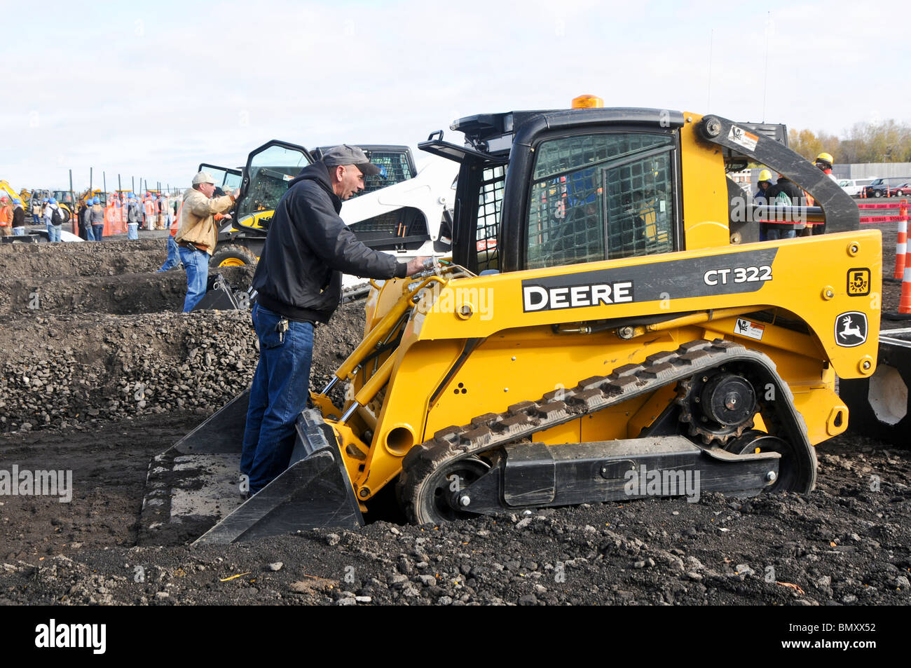 Kid learning about construction Stock Photo - Alamy