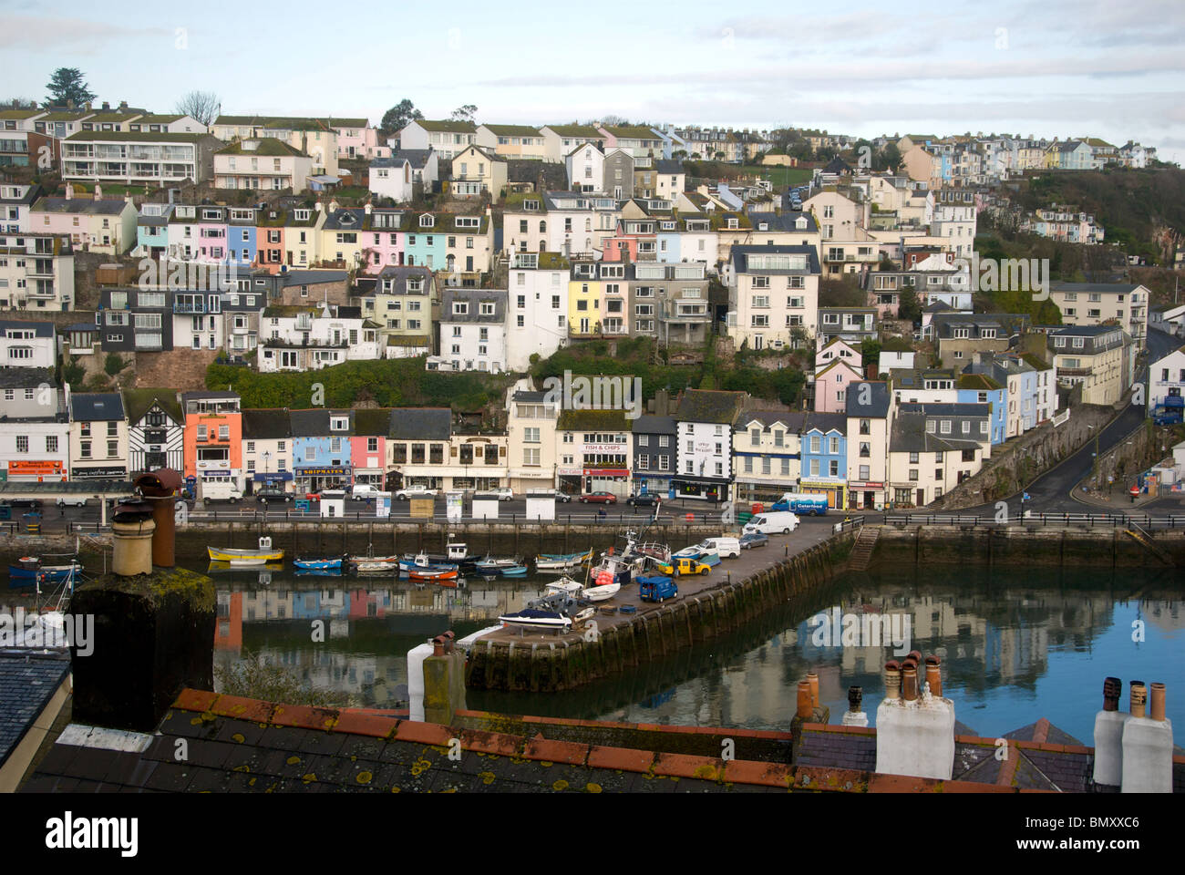 Brixham Devon UK Harbor Harbour Stock Photo - Alamy