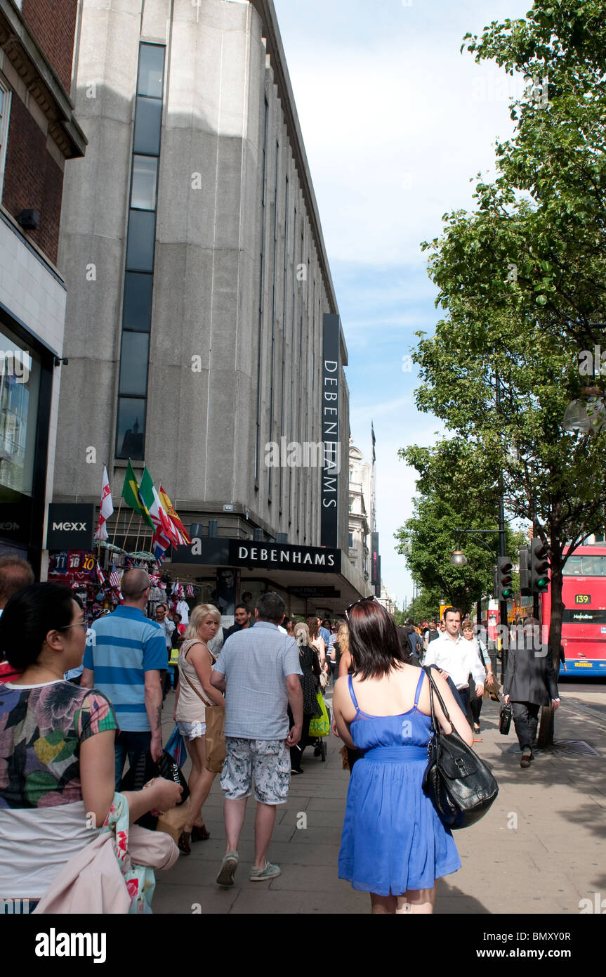 Debenhams department store on Oxford Street, London, UK Stock Photo - Alamy