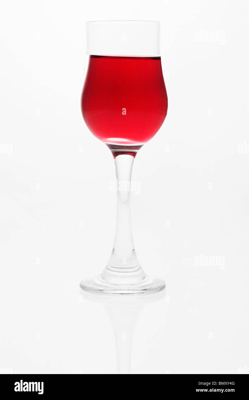 Glass of Red Wine Stock Photo - Alamy