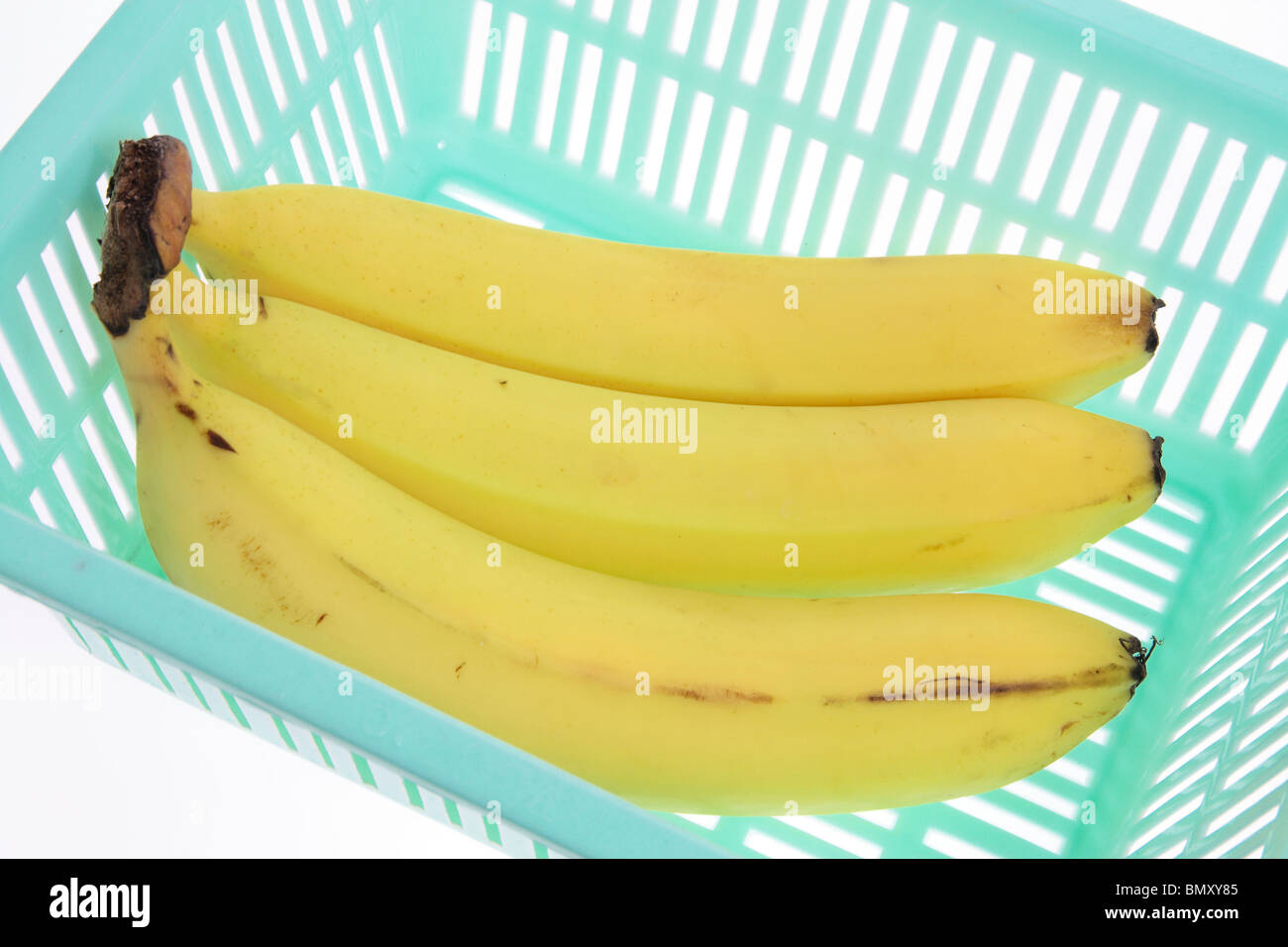 Bananas in Plastic Container Stock Photo - Alamy