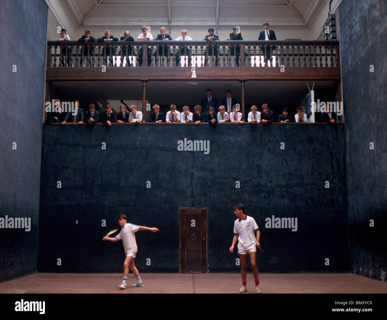 Marlborough College rackets court, 1980's Stock Photo - Alamy