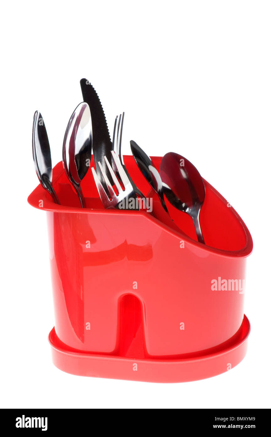 object on white - plastic support for utensil Stock Photo - Alamy