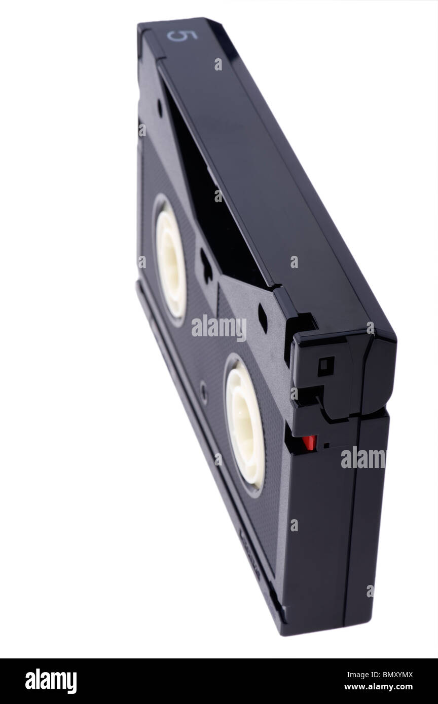 object on white - tool Video cassette close up Stock Photo - Alamy