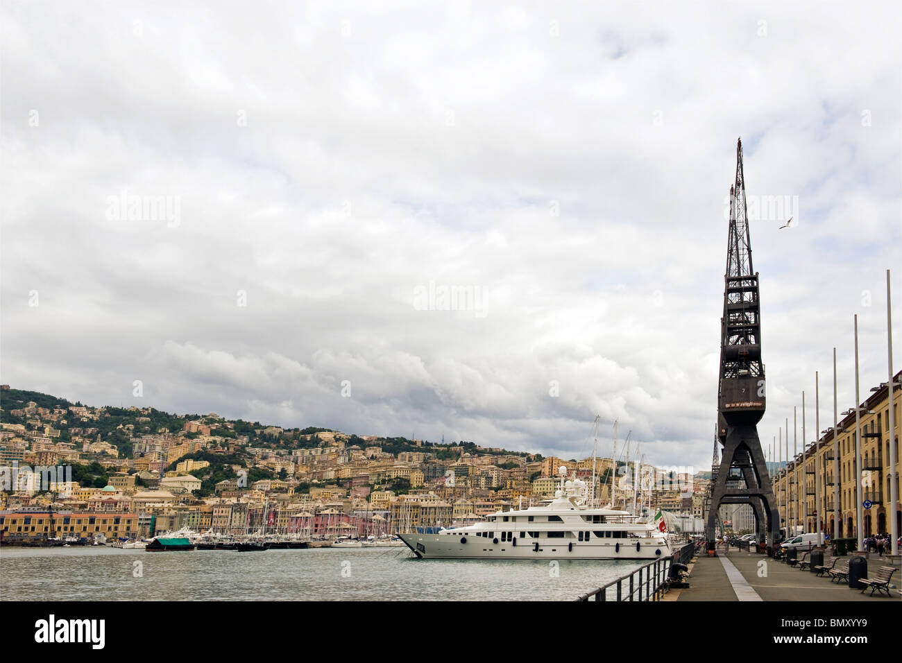 naval port, Genoa, Italy Stock Photo - Alamy