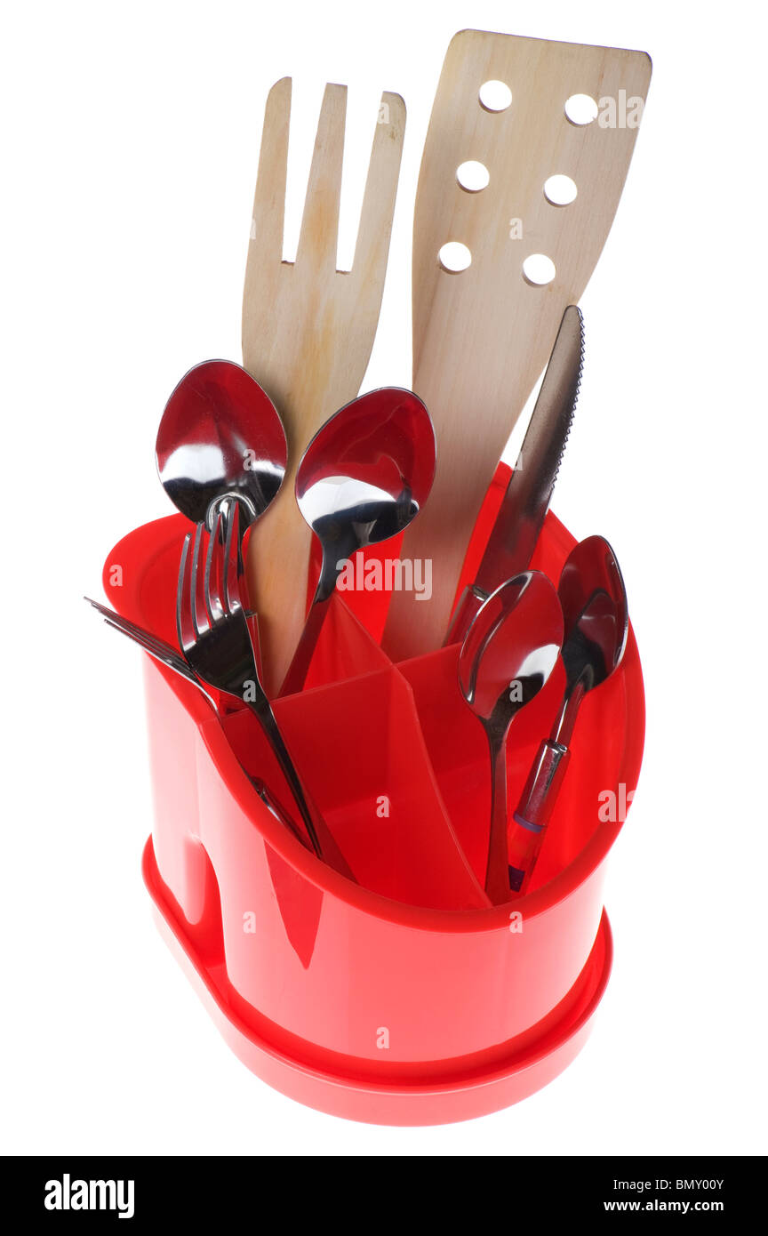 object on white - plastic support for utensil Stock Photo - Alamy