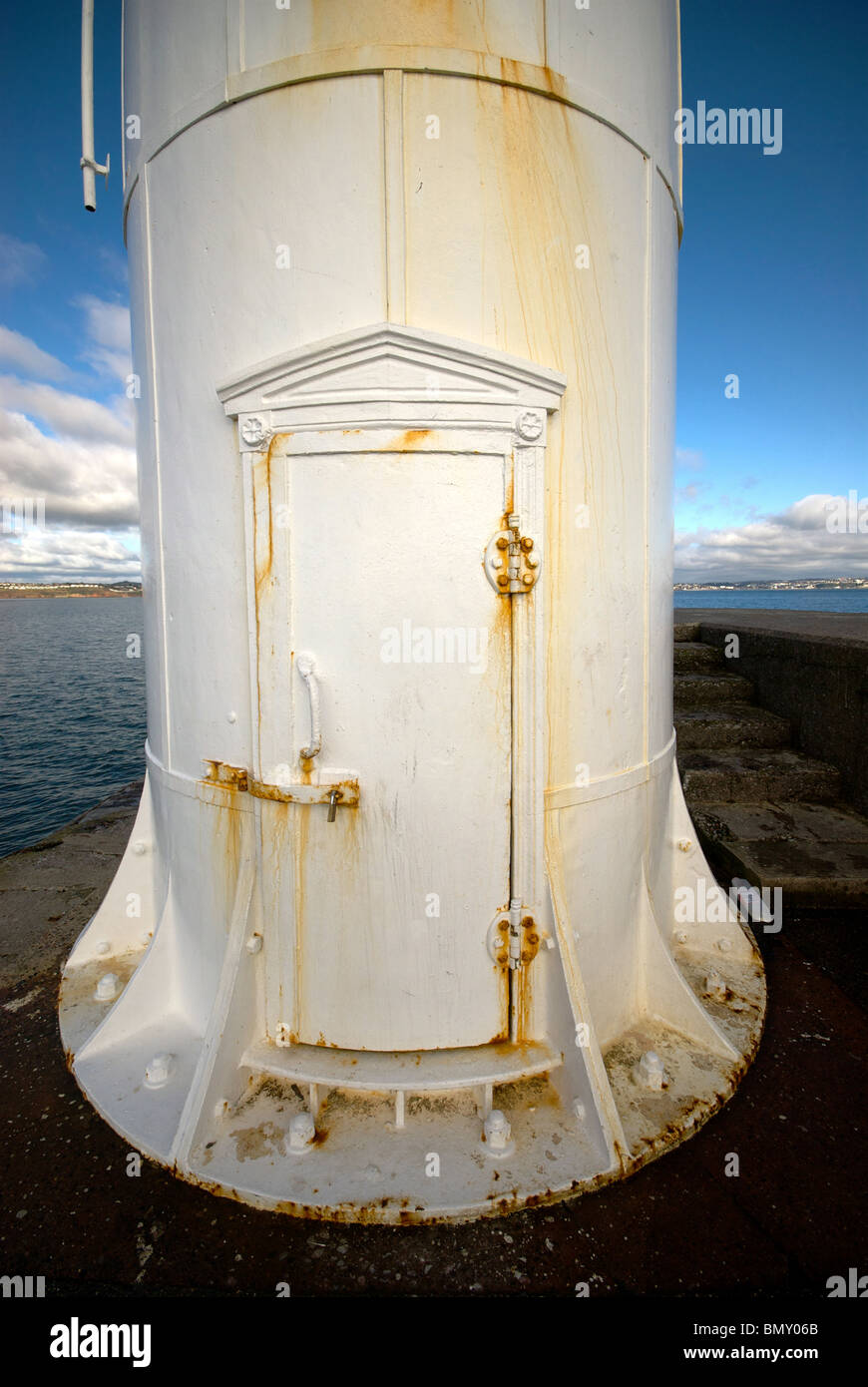 Brixham Devon UK Harbor Harbour Quay Light Stock Photo - Alamy