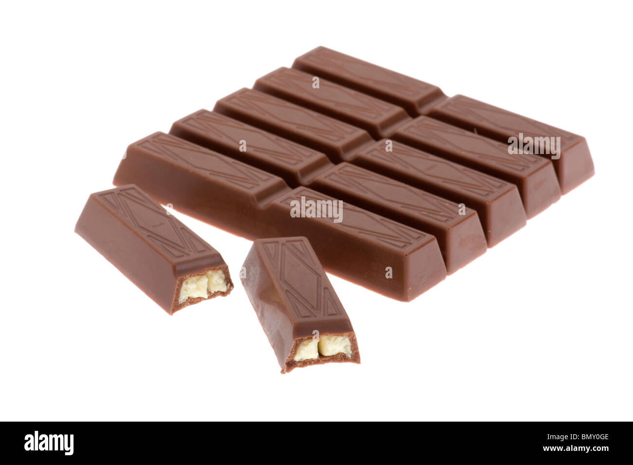 object on white - food sweet chocolate Stock Photo - Alamy