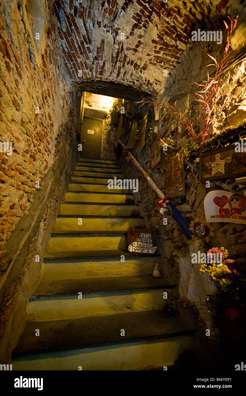 Crazy house, Caruggi, Genoa, Italy Stock Photo - Alamy