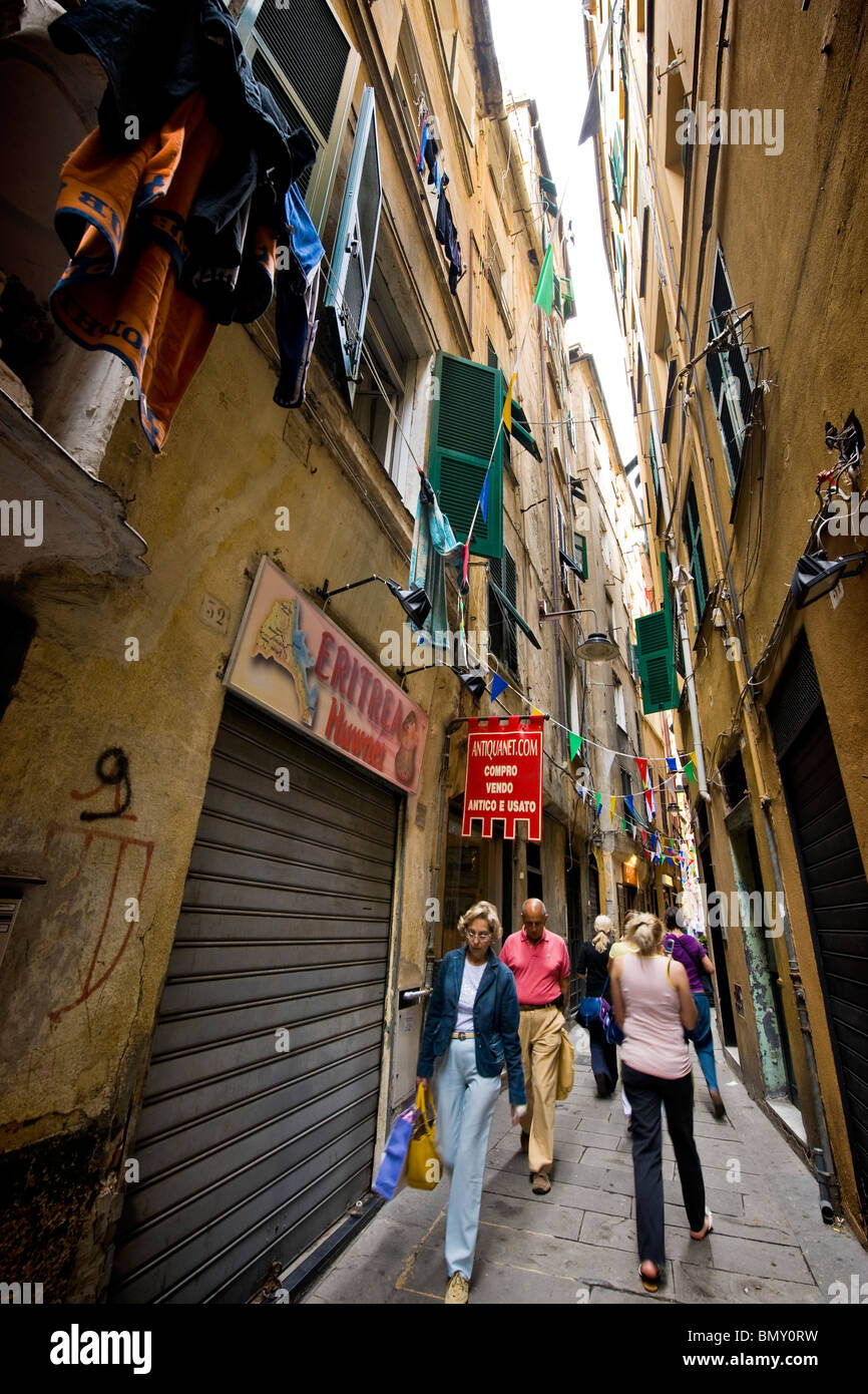 Caruggi, Genoa, Italy Stock Photo - Alamy