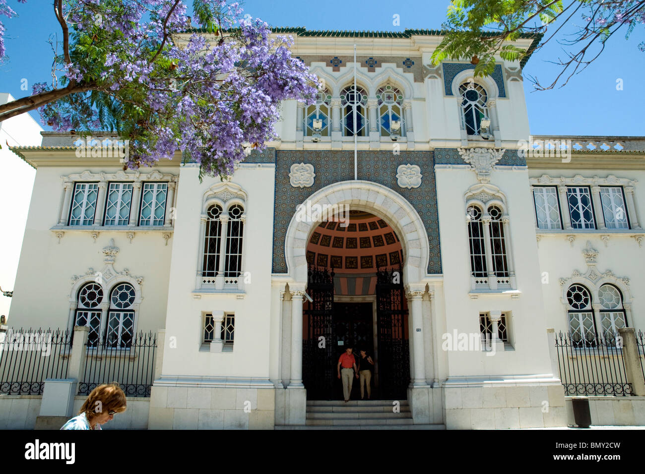 The Banco de Portugal in Faro, Portugal, has elegant Moorish ...