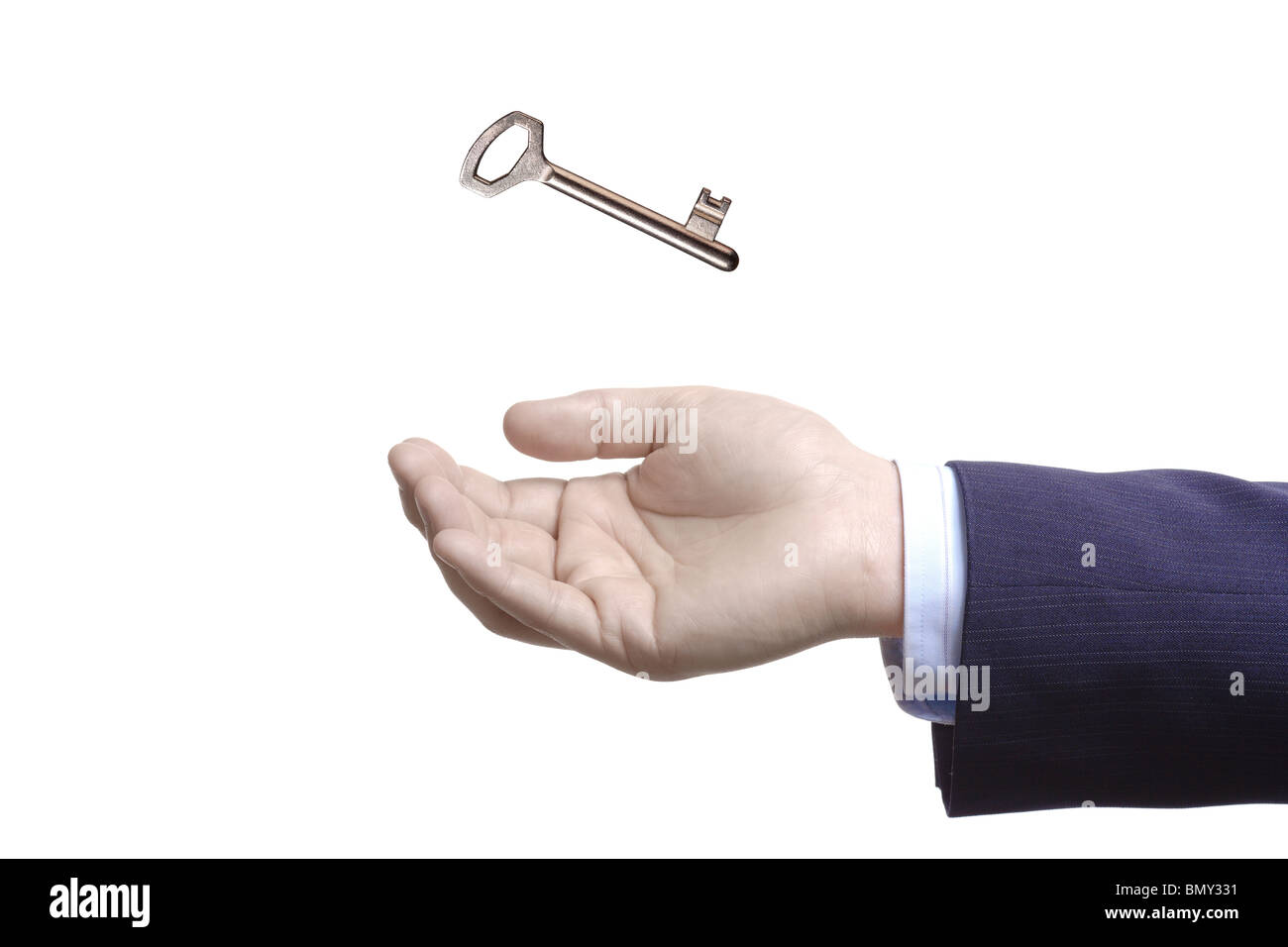 Old retro key in Cut Out Stock Images & Pictures - Alamy