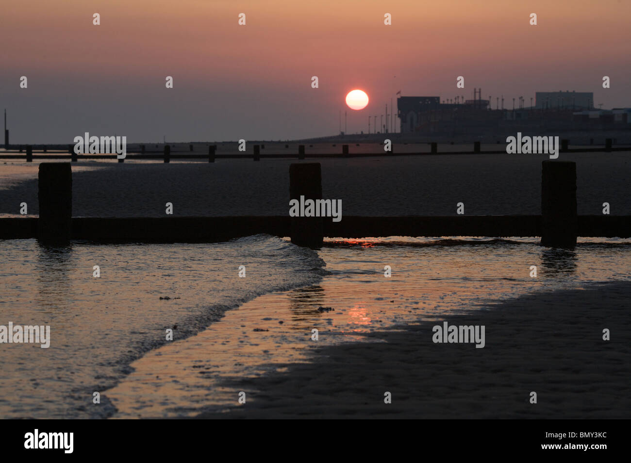 Dawn beach calm hi-res stock photography and images - Alamy