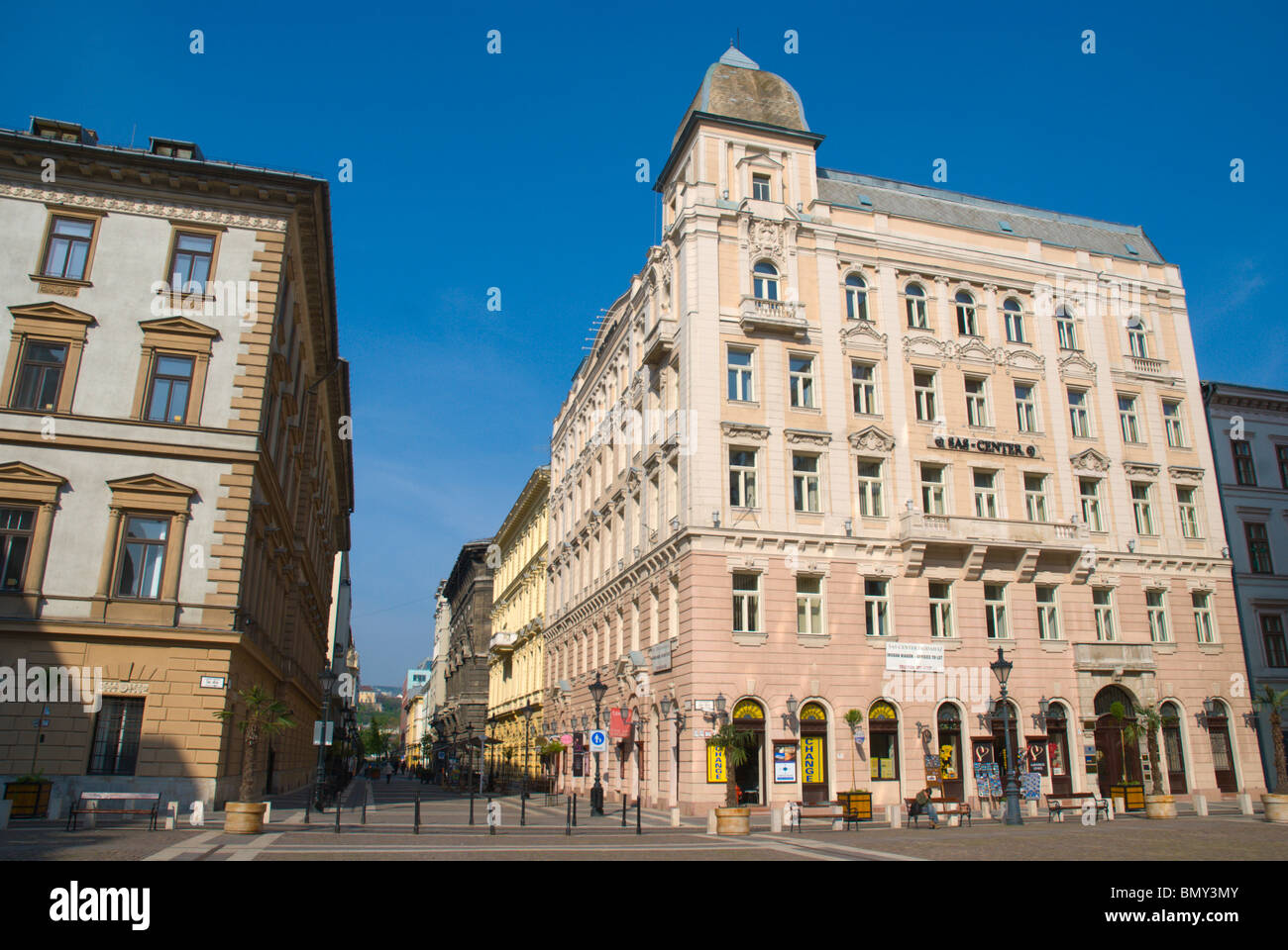 Zrinyi utca street central Budapest Hungary Europe Stock Photo - Alamy