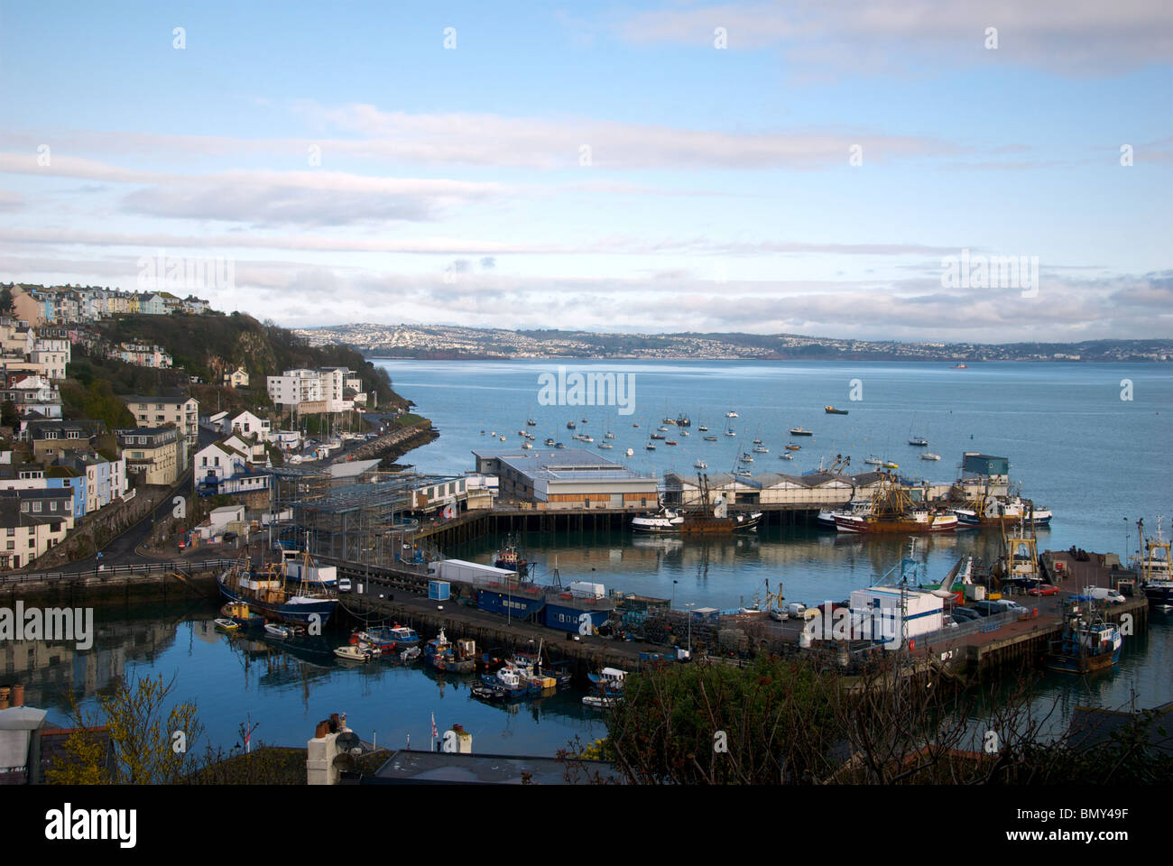 Brixham Devon UK Harbor Harbour Stock Photo - Alamy