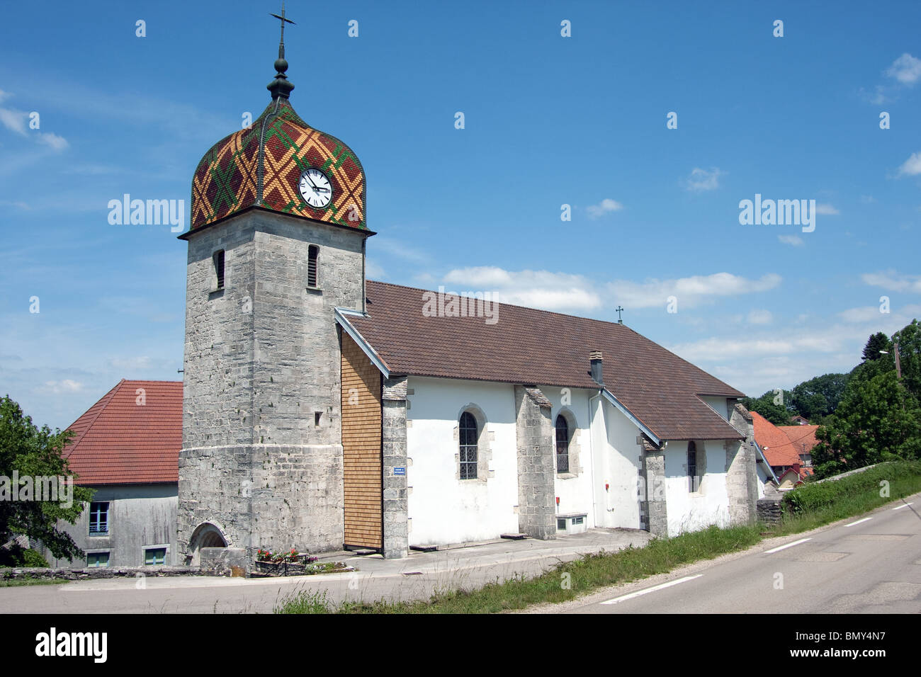 Roman catholic steeple hi-res stock photography and images - Alamy