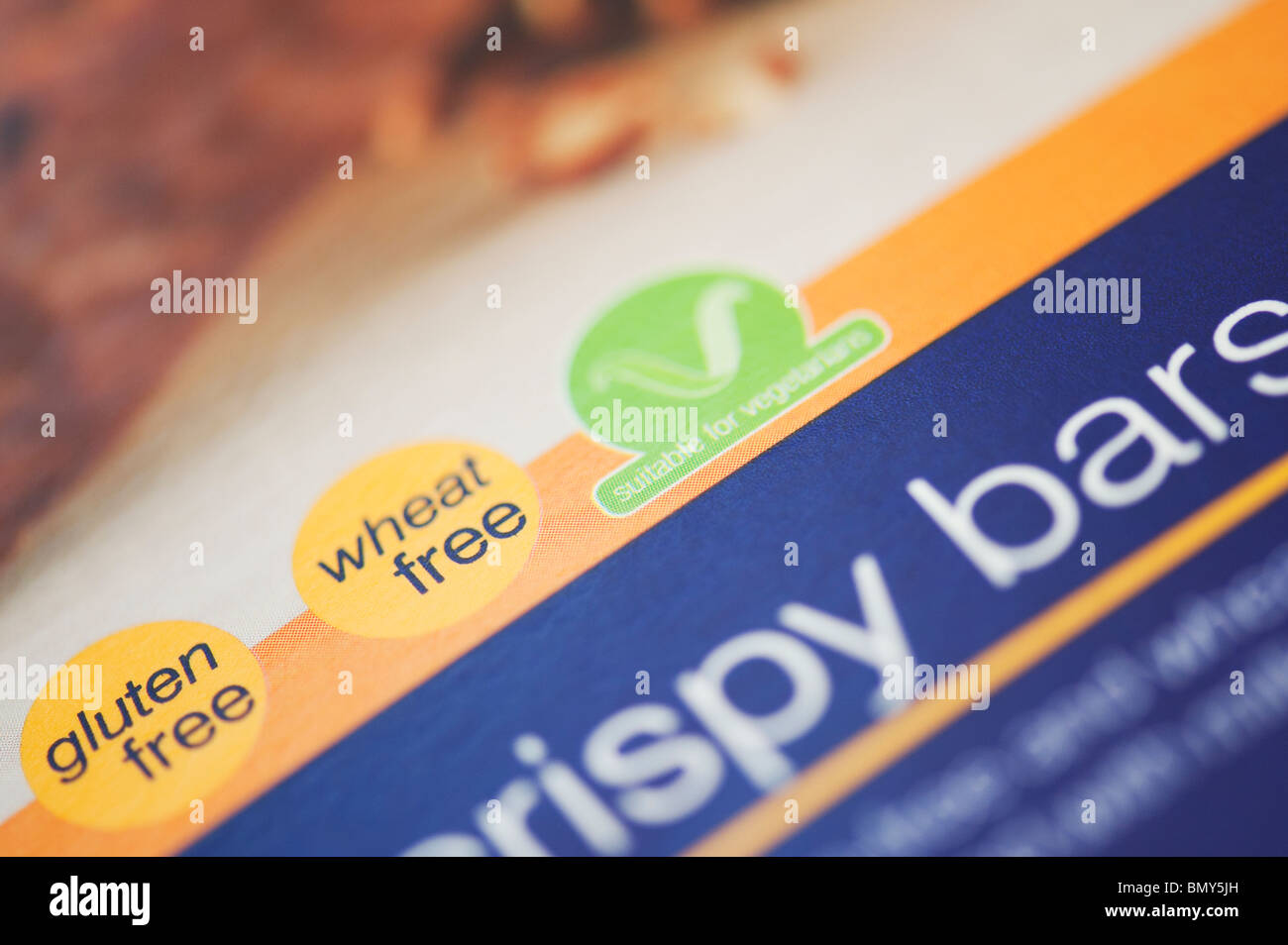 Food allergy labels hi-res stock photography and images - Alamy