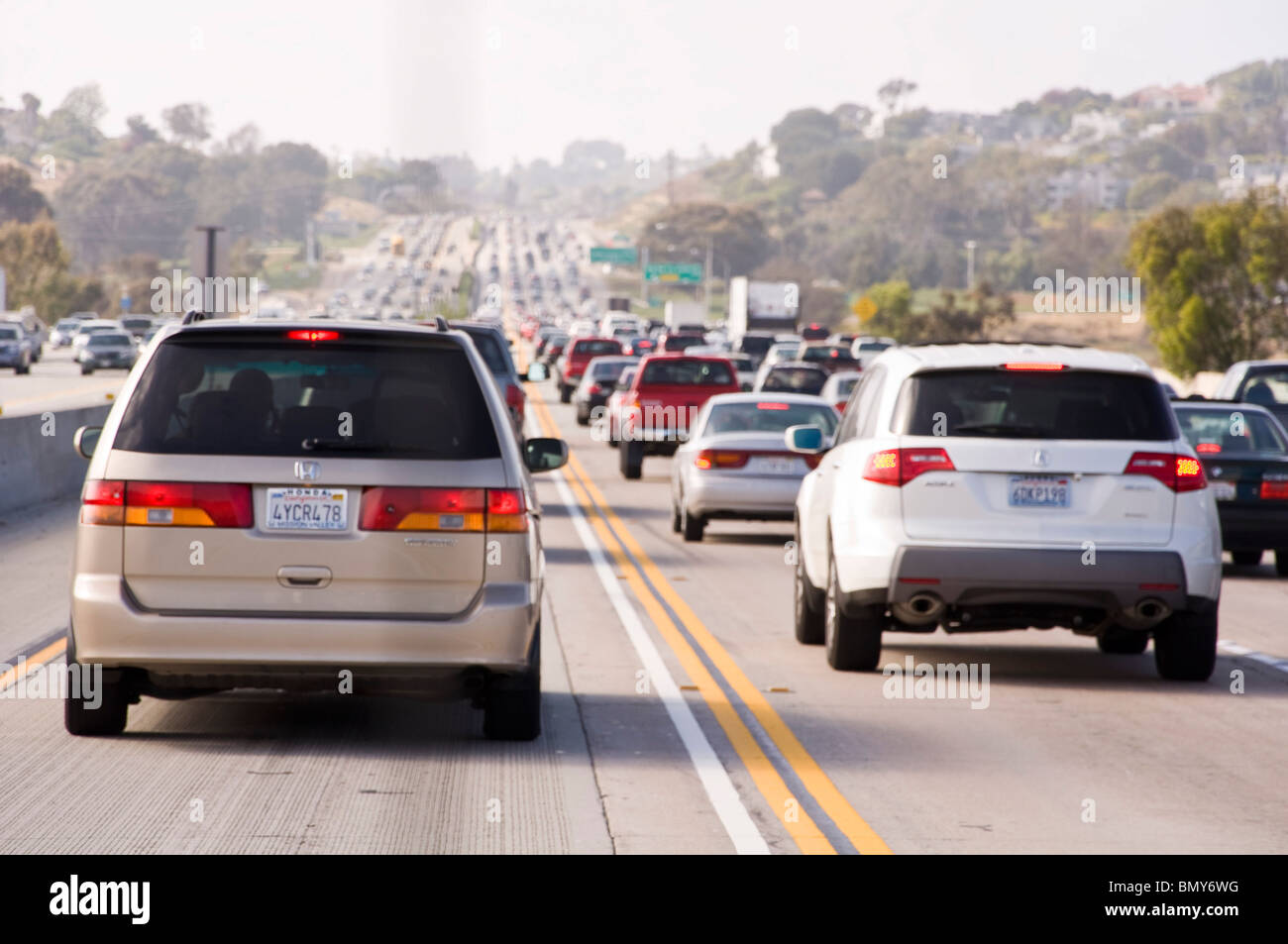 Traffic in California, USA Stock Photo - Alamy