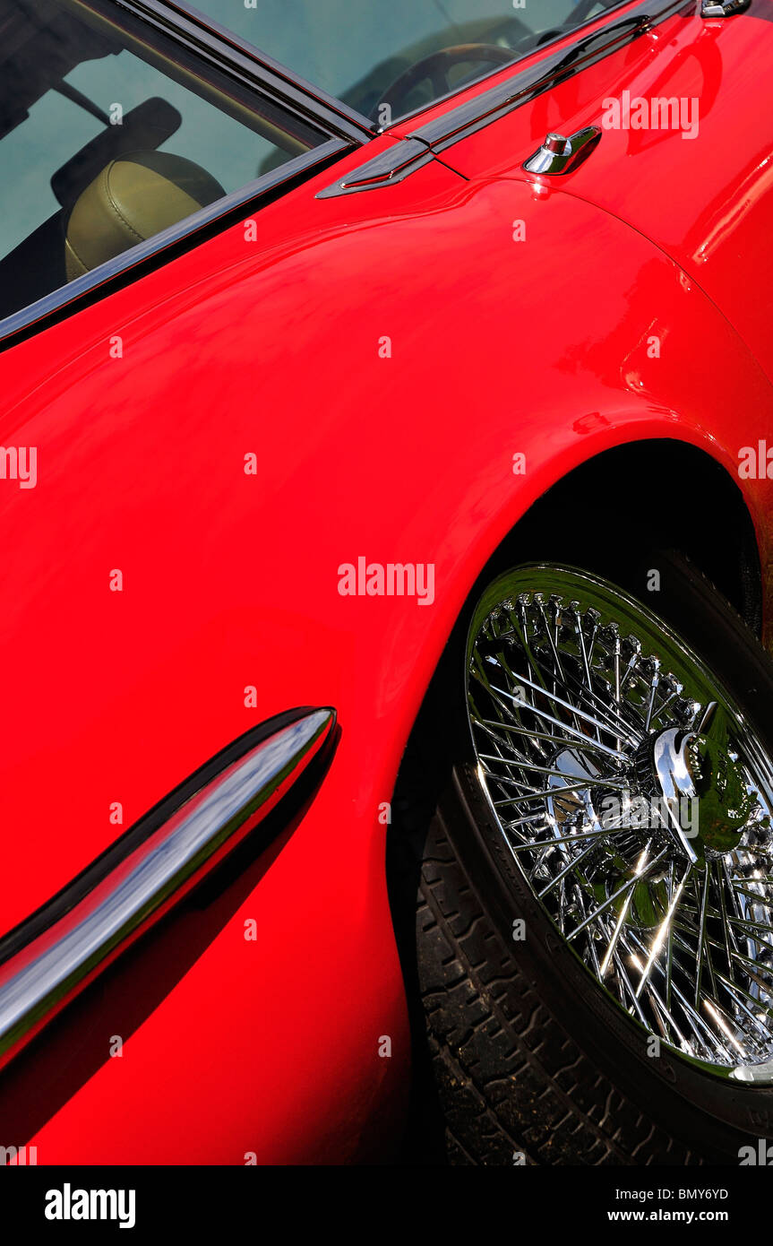 Jaguar E-type at Classic Car Show in Luton 2010 Stock Photo - Alamy