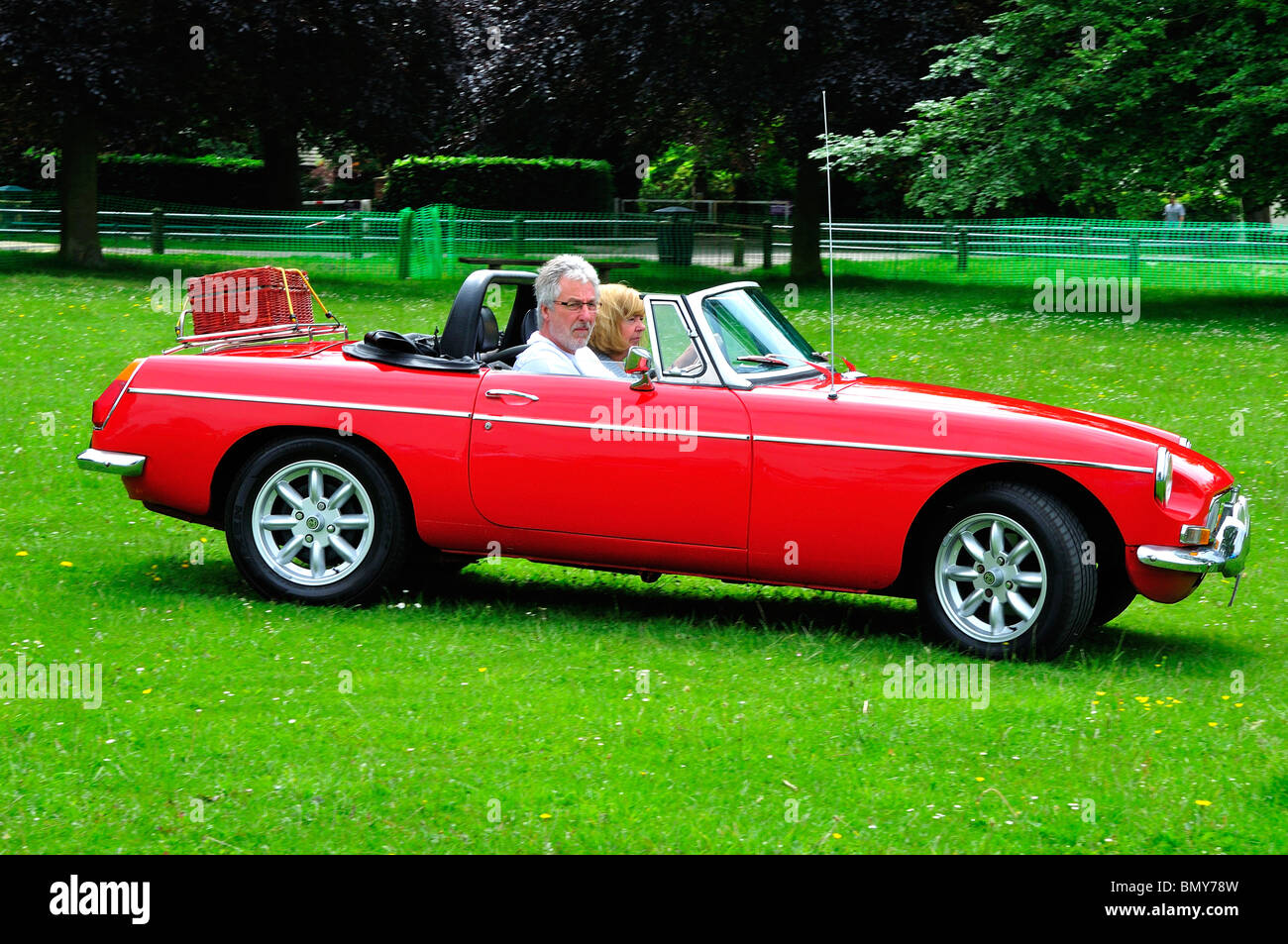 MG Roadster at Classic Car Show in Luton 2010 Stock Photo - Alamy