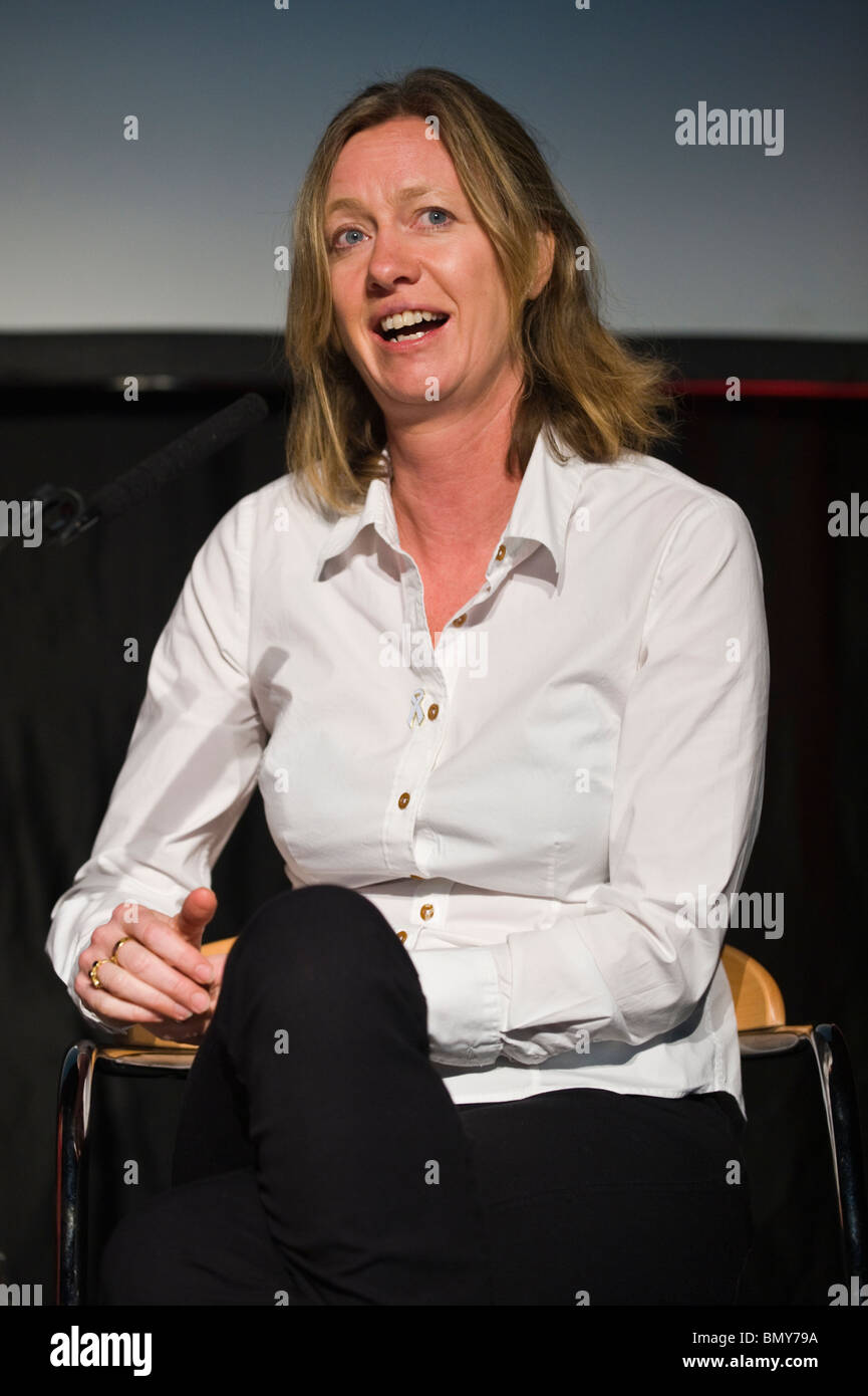 Justine Roberts co-founder of mumsnet pictured at Hay Festival 2010 Hay ...