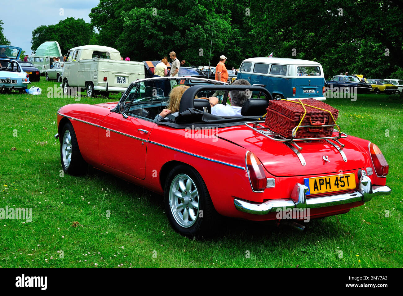 MG Roadster at Classic Car Show in Luton 2010 Stock Photo - Alamy