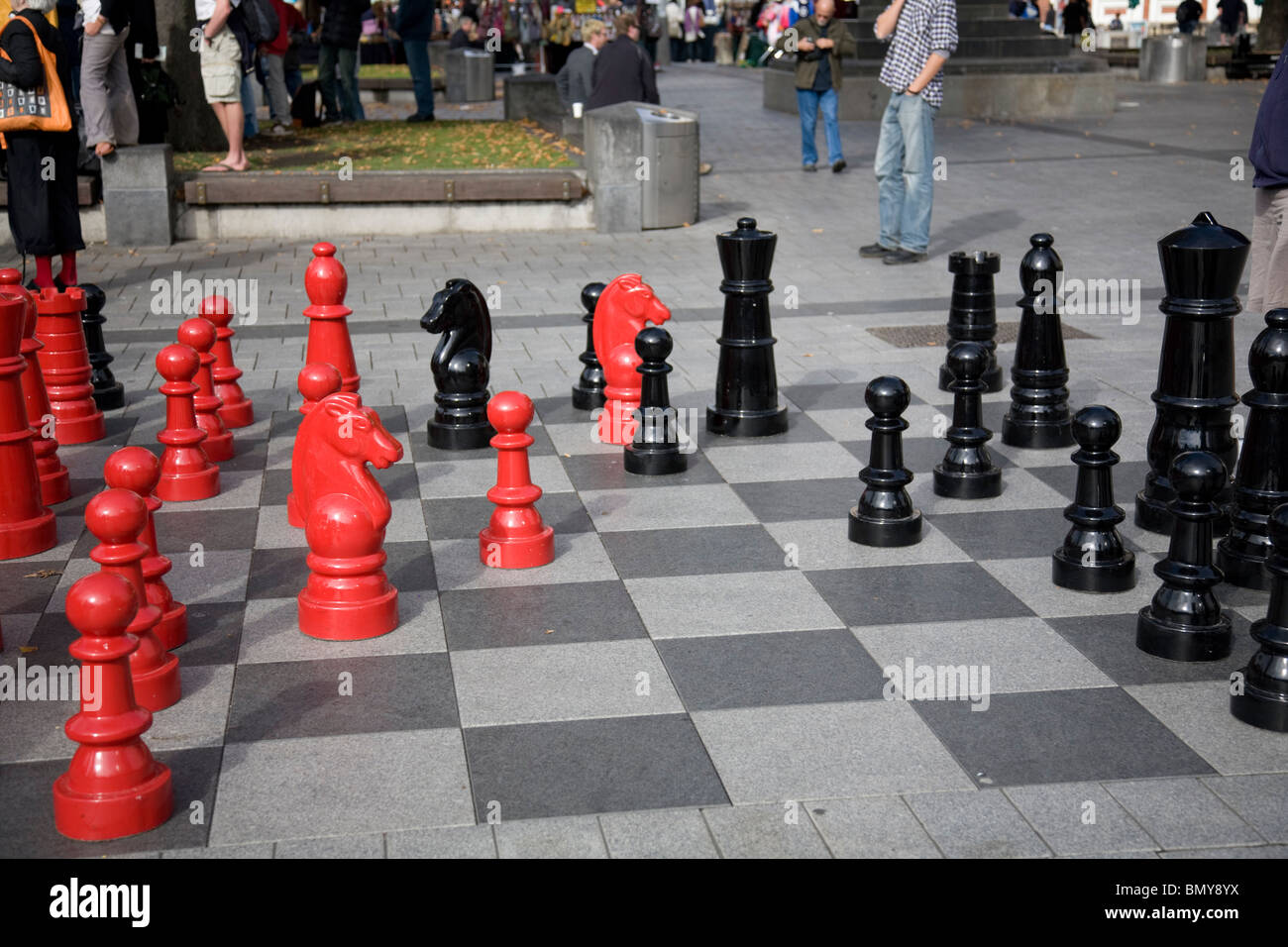 Giant chess hi-res stock photography and images - Alamy