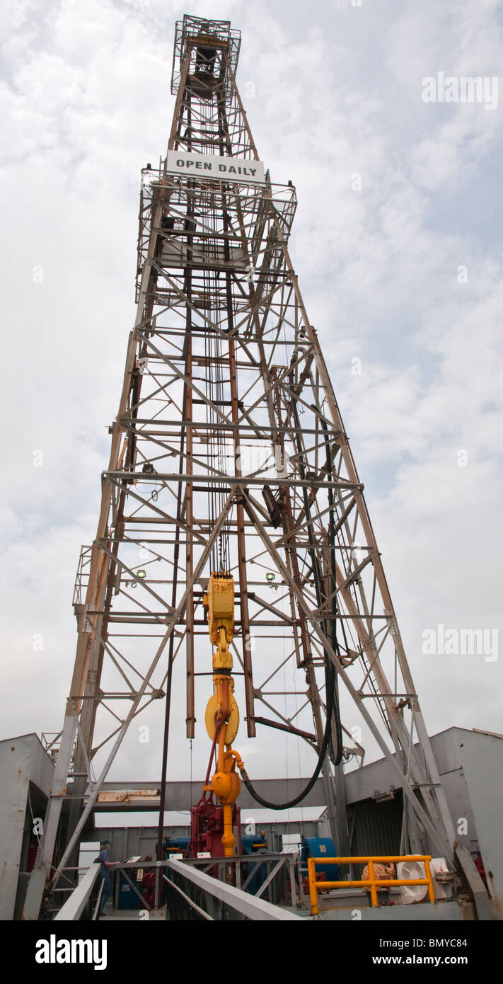 Texas, Galveston, Ocean Star Offshore Drilling Rig and Museum Stock ...