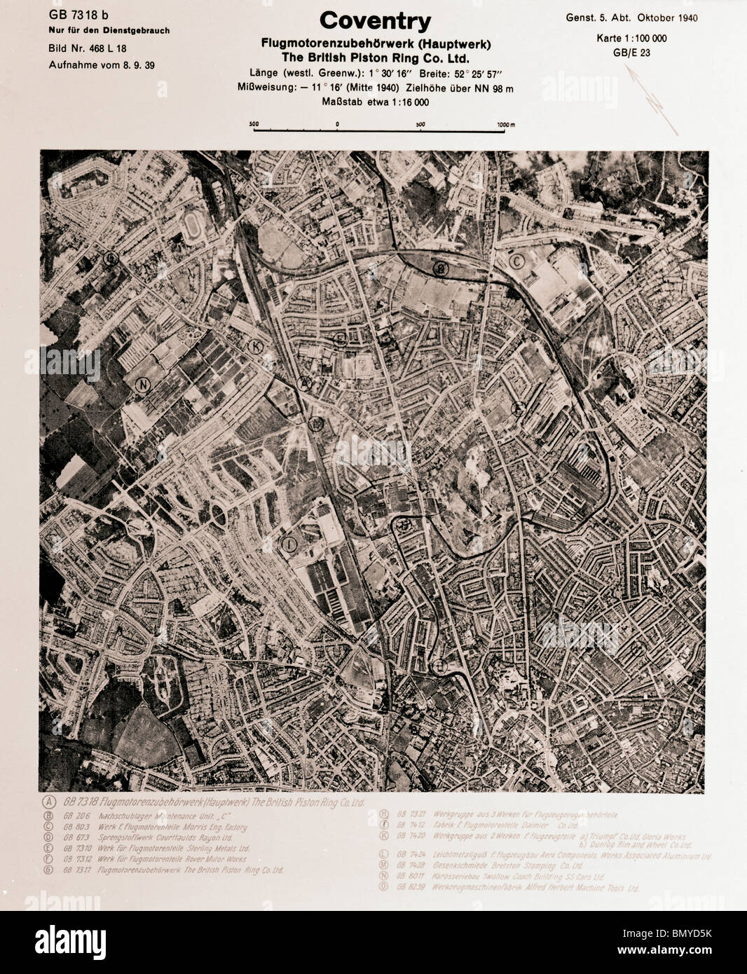 Maps of coventry hi-res stock photography and images - Alamy