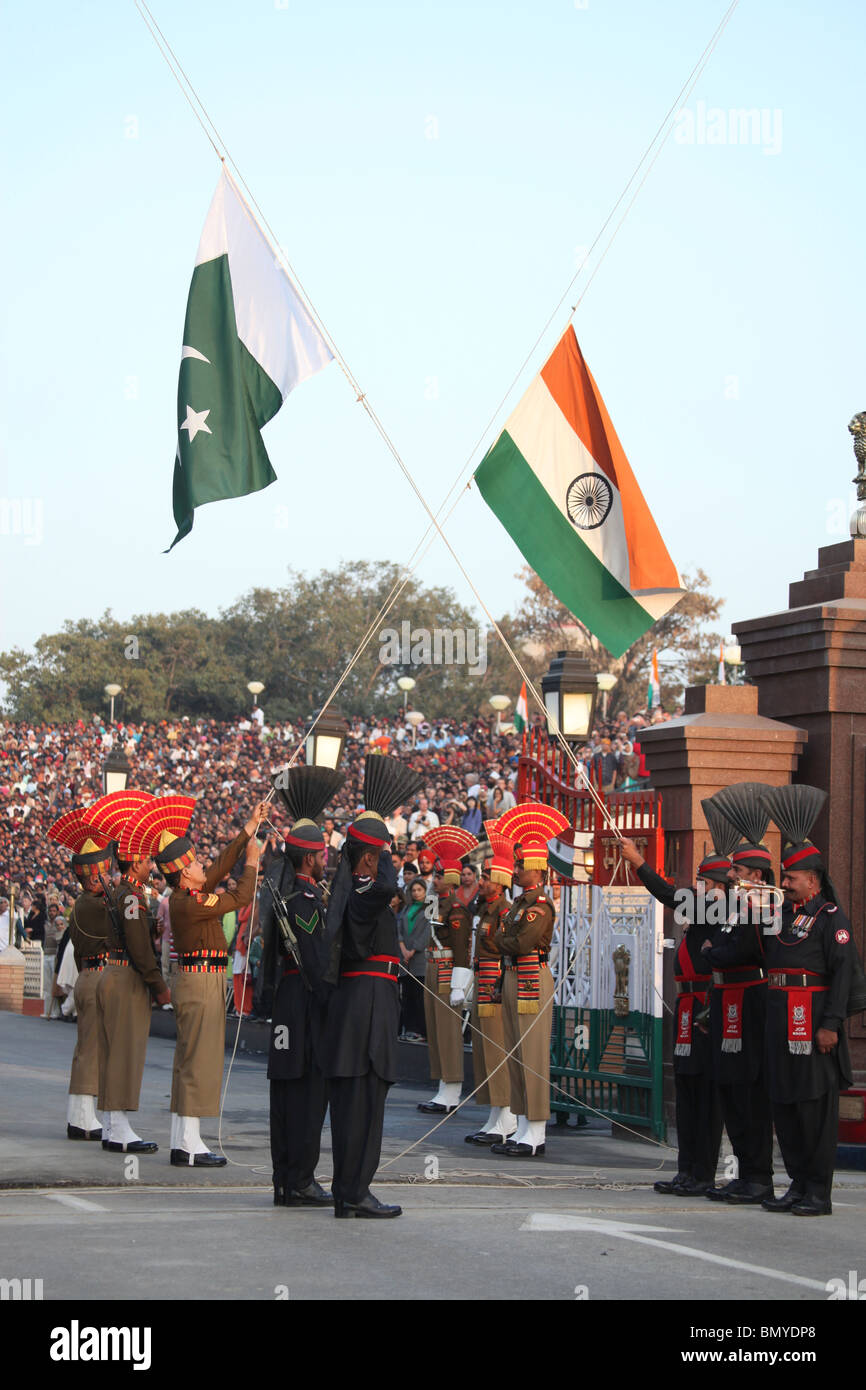 India Pakistan Border Gate High Resolution Stock Photography and Images ...
