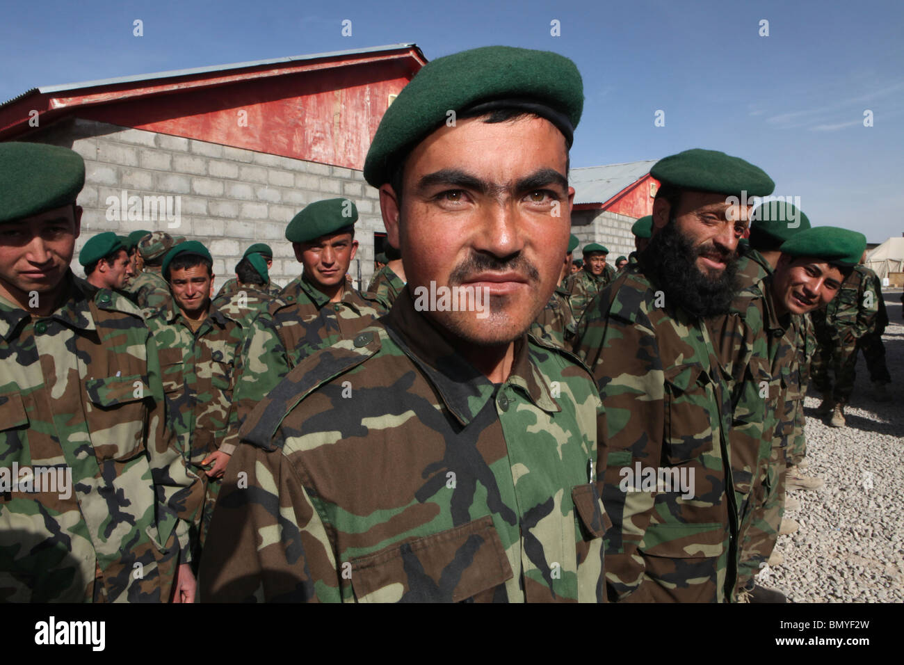 Afghan national army ana soldiers in tarin kowt hi-res stock ...