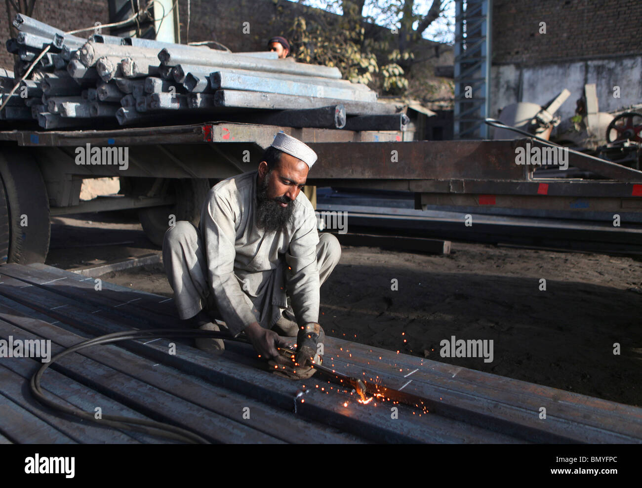 Steel factory in islamabad, Pakistan Stock Photo - Alamy