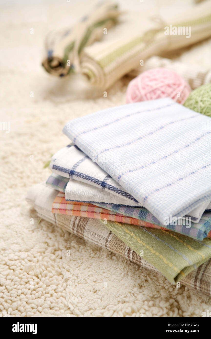 Stack of Clothes Stock Photo - Alamy