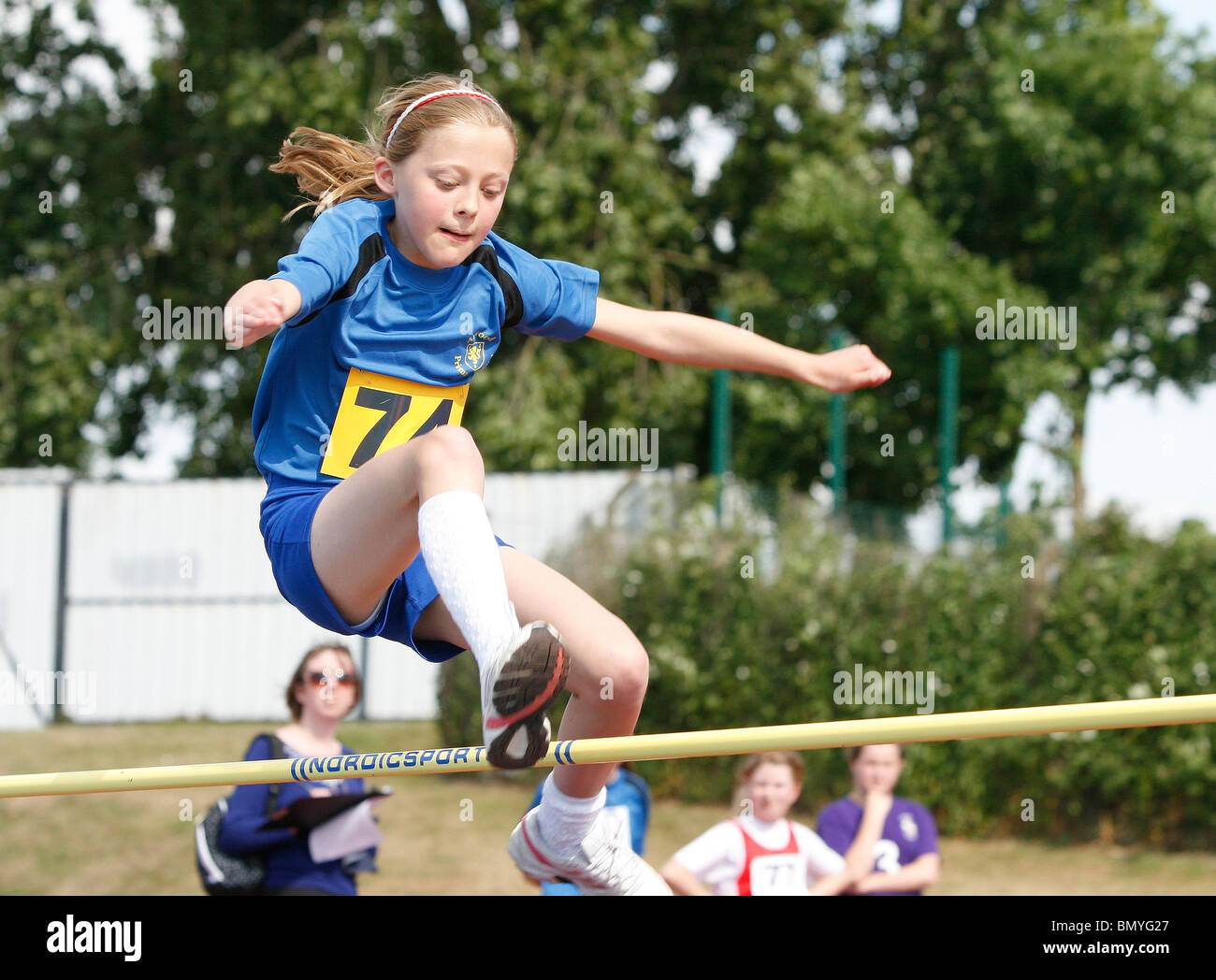 11-12 year olds compete in the Croydon primary schools' athletics ...