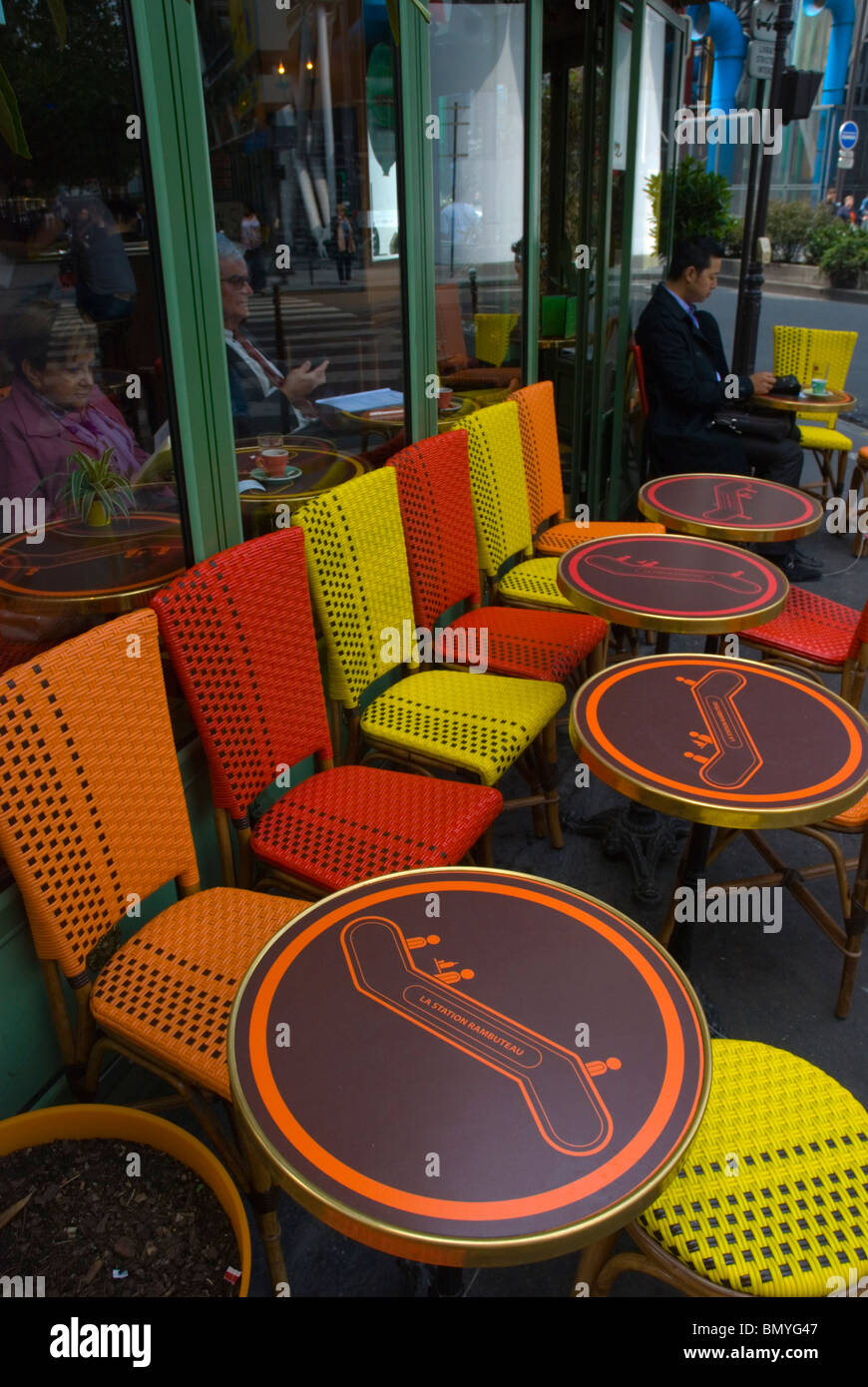 Colourful Design For Cafe Outdoor