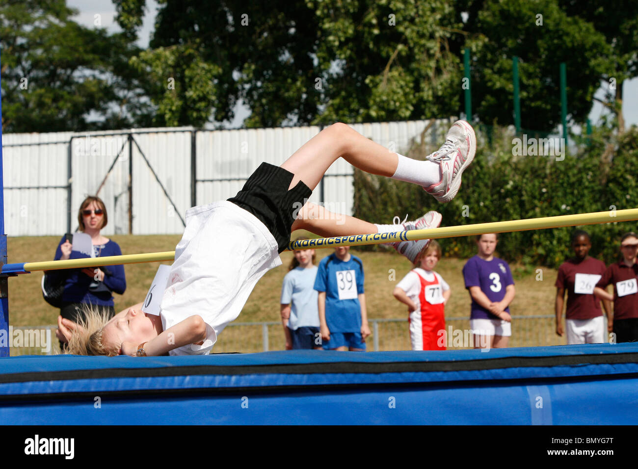 11-12 year olds compete in the Croydon primary schools' athletics ...