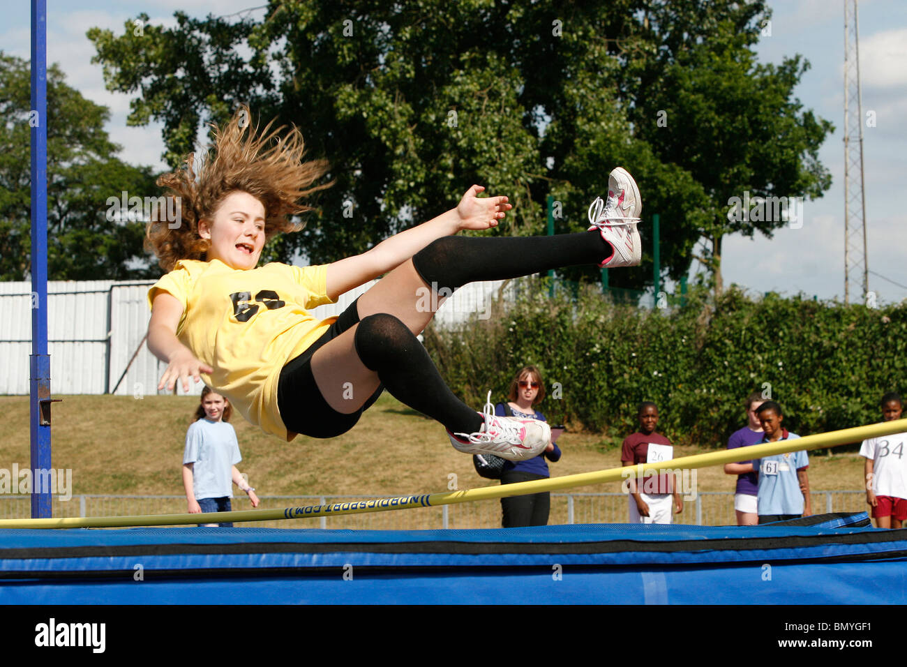 11-12 year olds compete in the Croydon primary schools' athletics ...