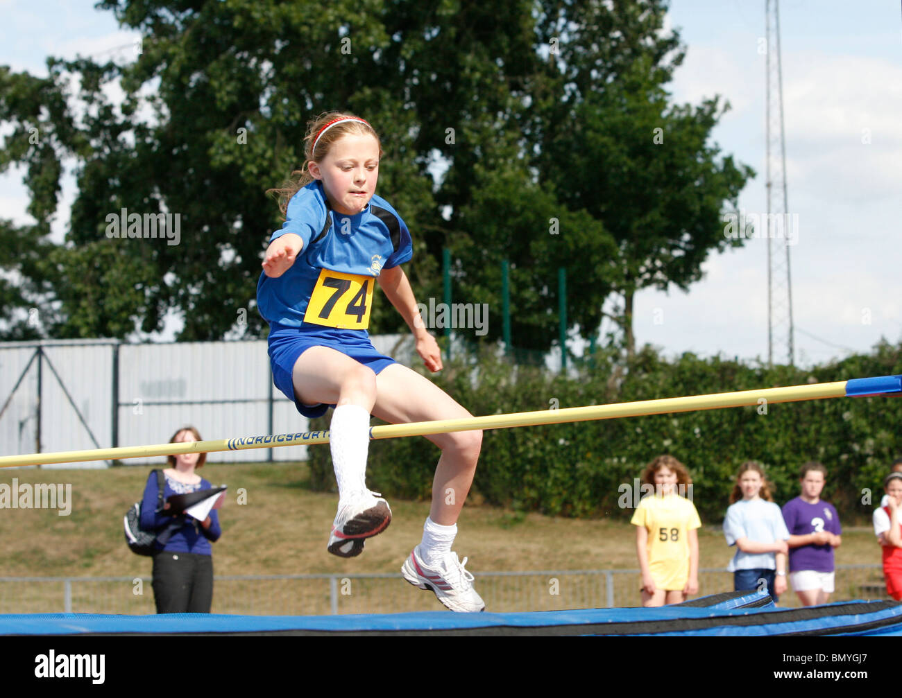 11-12 year olds compete in the Croydon primary schools' athletics ...