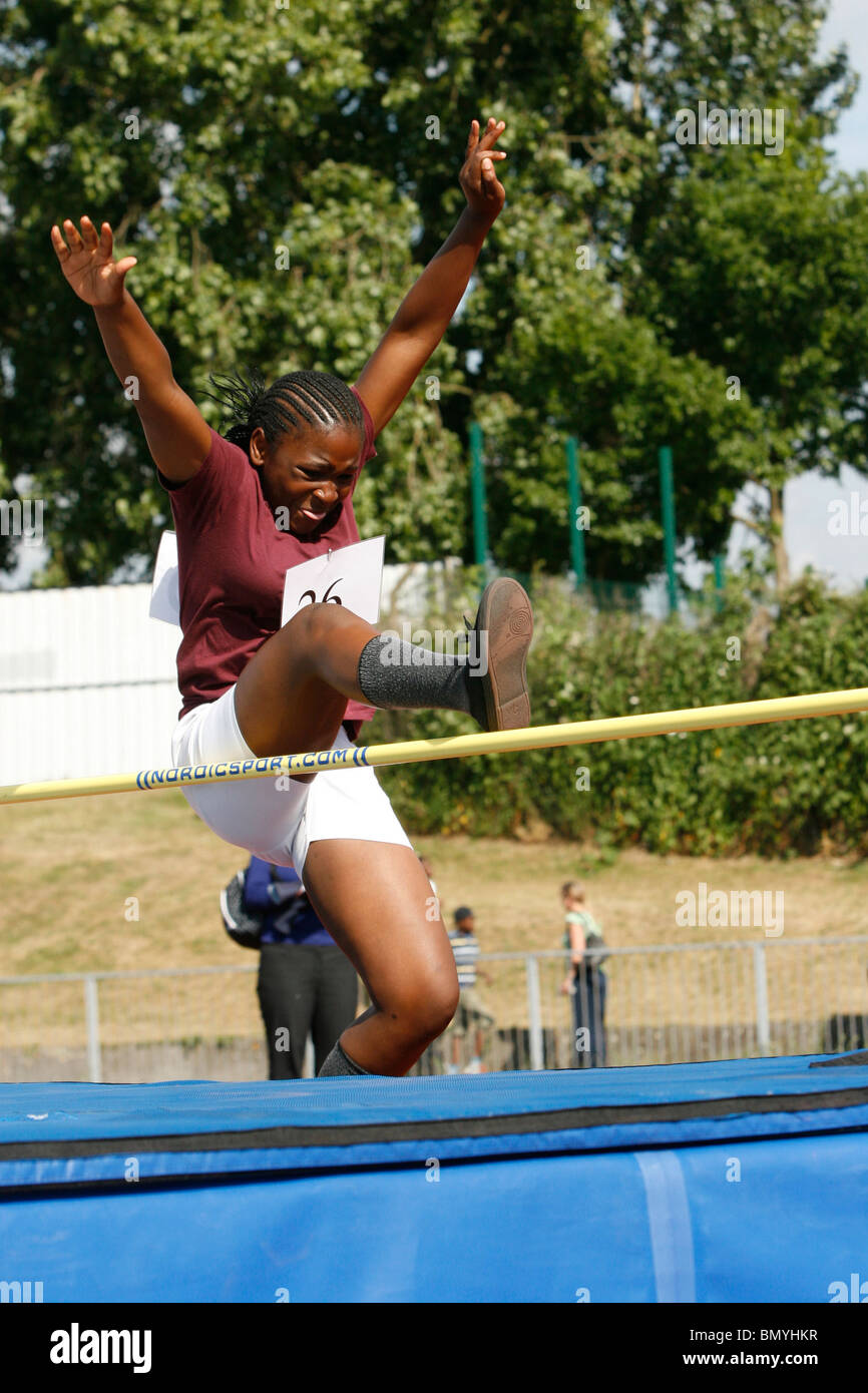 11-12 year olds compete in the Croydon primary schools' athletics ...
