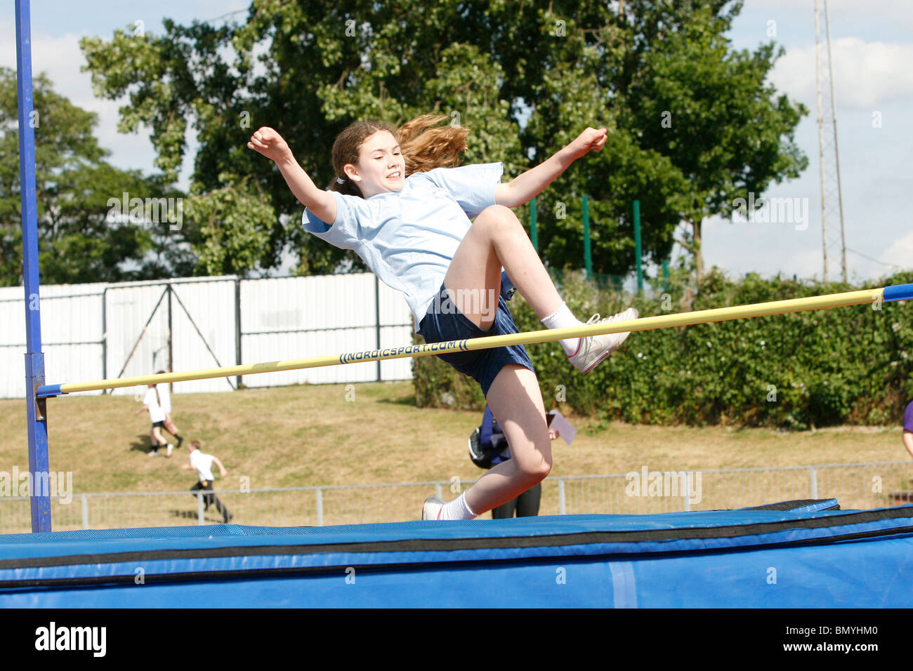 11-12 year olds compete in the Croydon primary schools' athletics ...