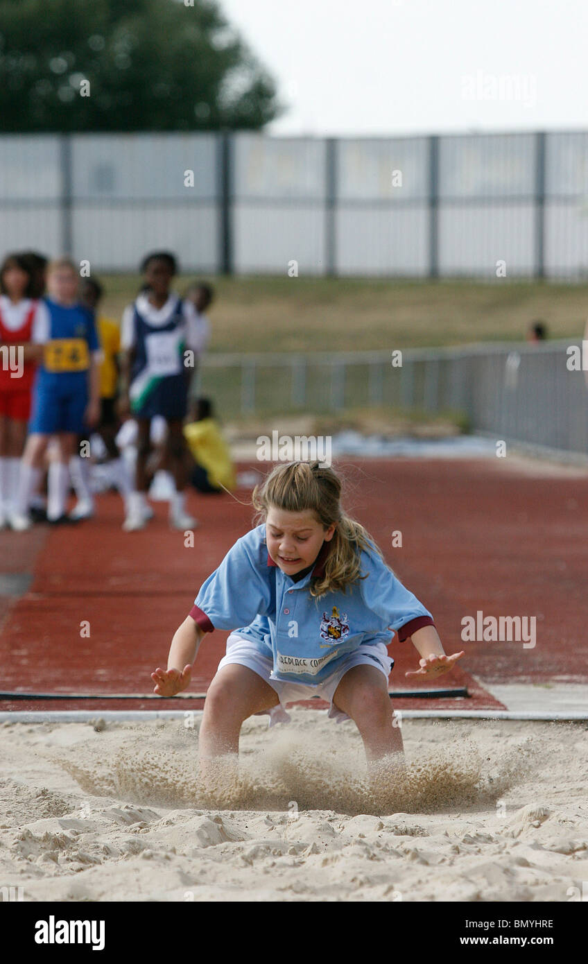Long jump competition sand pit hi-res stock photography and images - Alamy