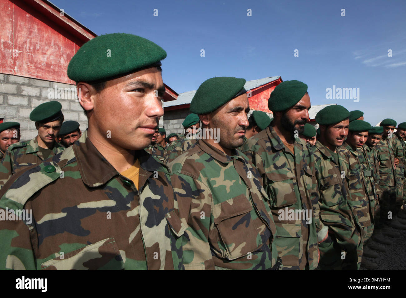 Afghan National Army (ANA) soldiers in Tarin Kowt, Afghanistan Stock ...