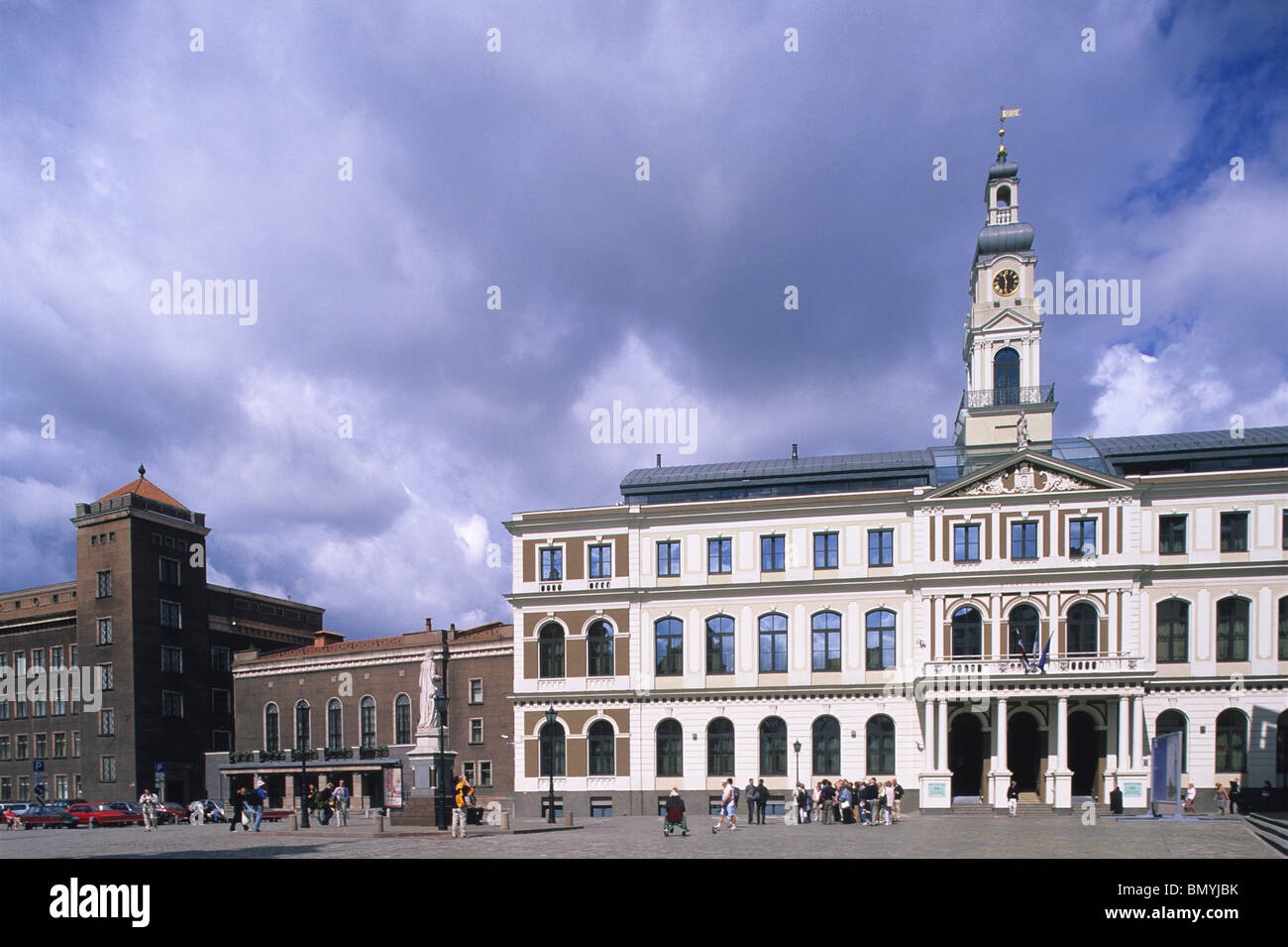 Latvia,Riga,Old Town ,Town Hall Stock Photo - Alamy