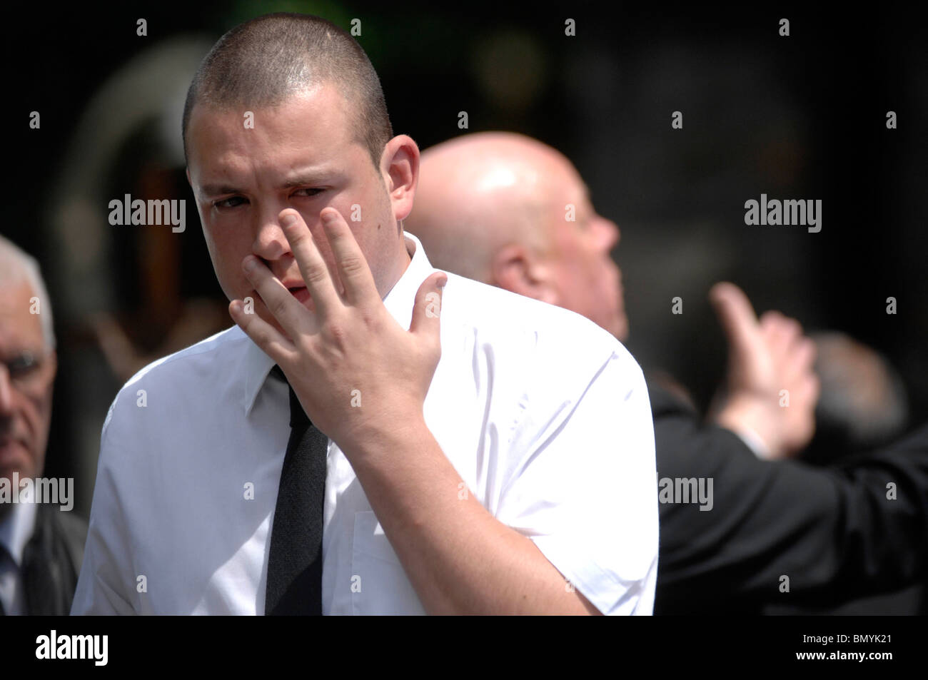 Funeral of former Stereophonics drummer Stuart Cable in his hometown of ...