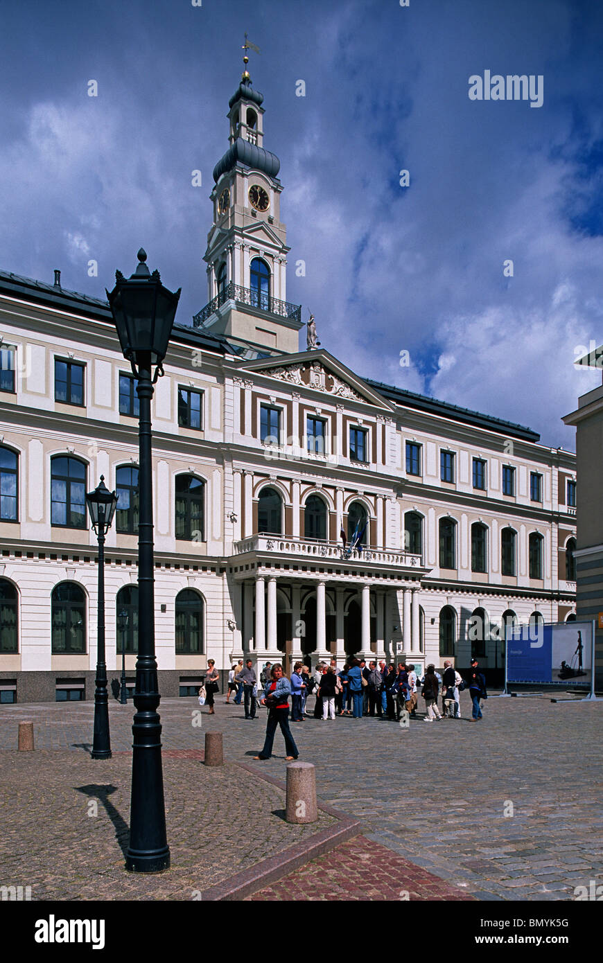 Latvia,Riga,Old Town ,Town Hall Stock Photo - Alamy