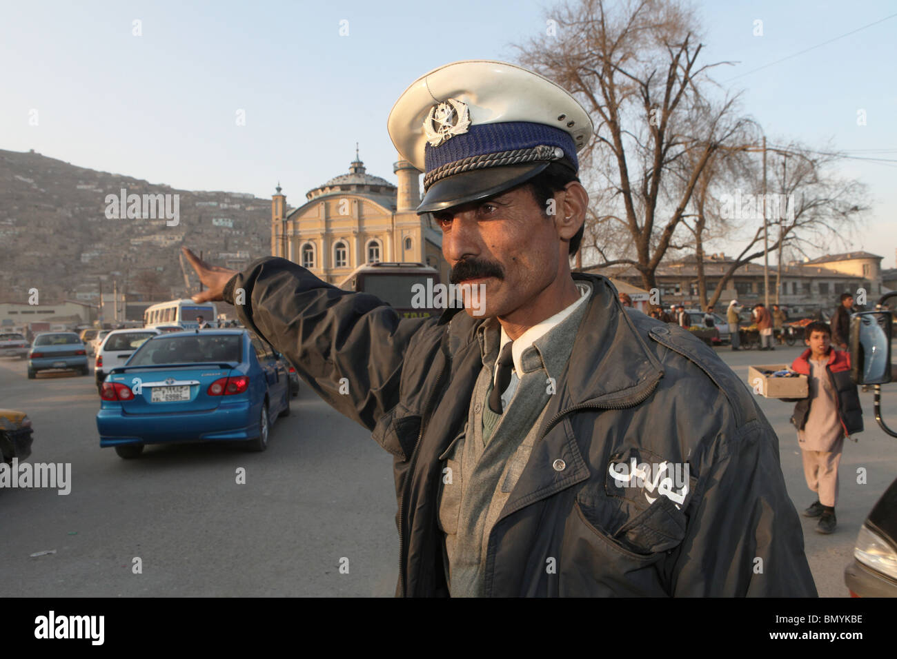 Police officer pointing uniform hi-res stock photography and images - Alamy