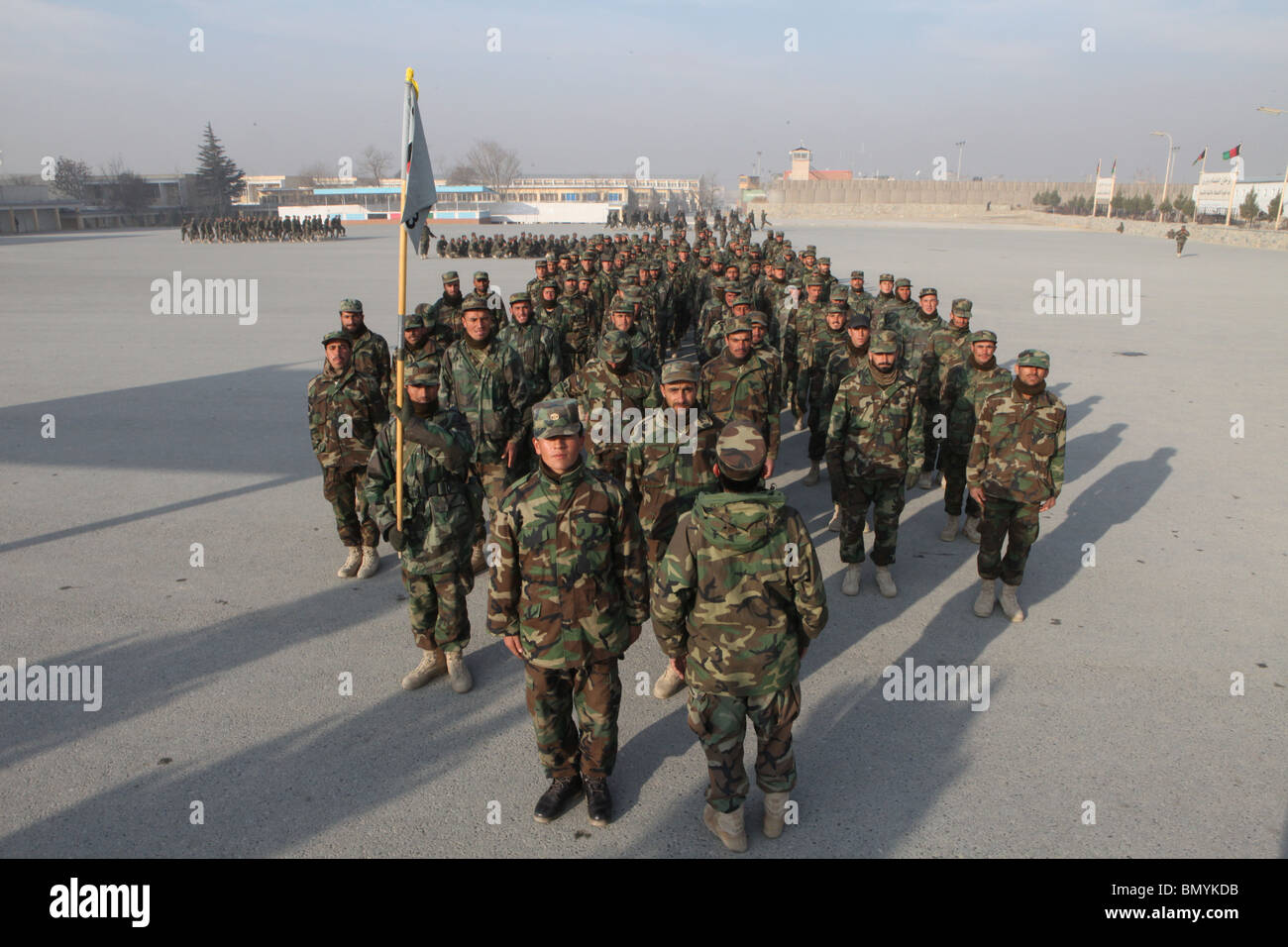 Afghan soldier exercise training ana hi-res stock photography and ...