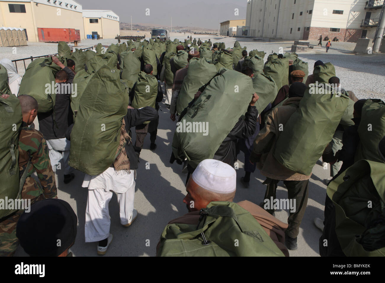 National Afghan Army (ANA) trainingschool in Kabul Stock Photo - Alamy