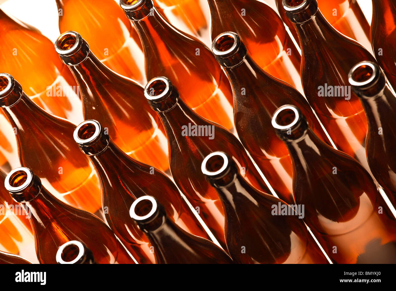 classic brown bottle for beer background Stock Photo - Alamy