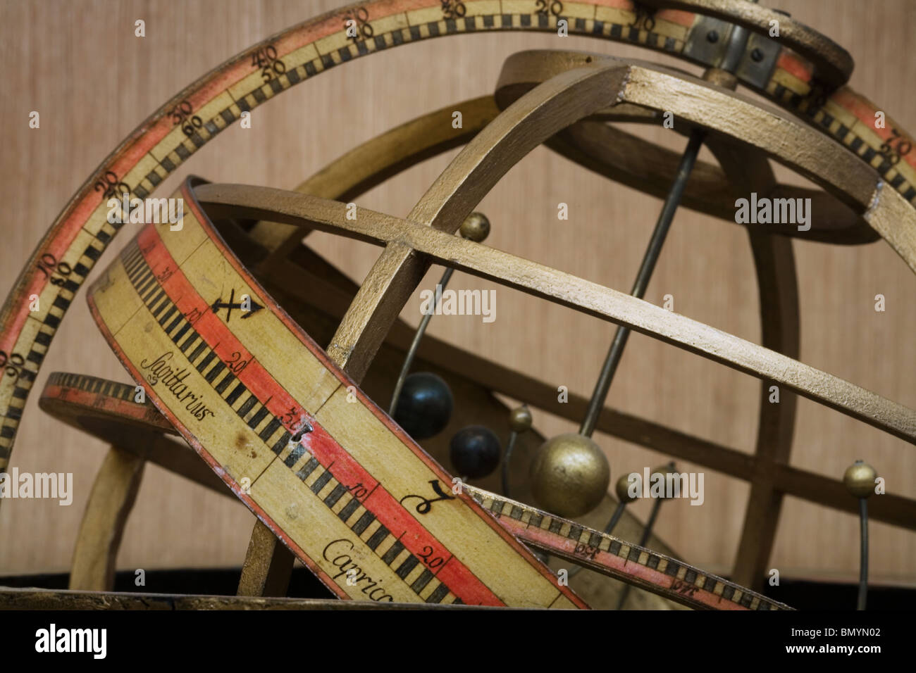 Baroque World Globe Stock Photo - Alamy